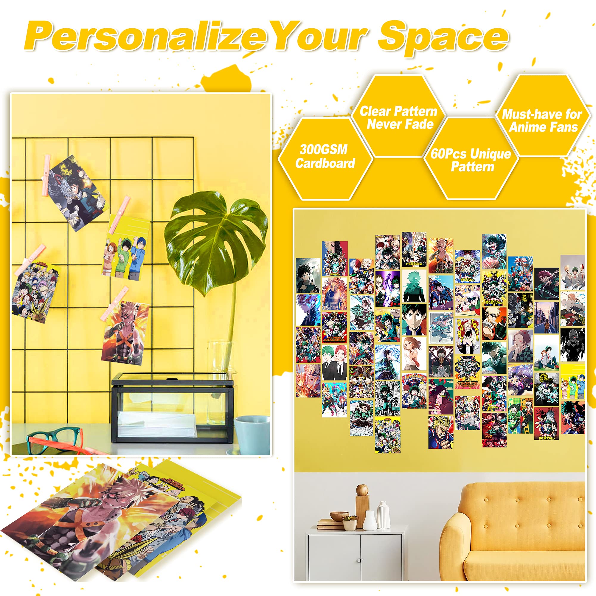 Anime Room Wall Decor,Anime P...B0982N2JJR | Encarguelo.com