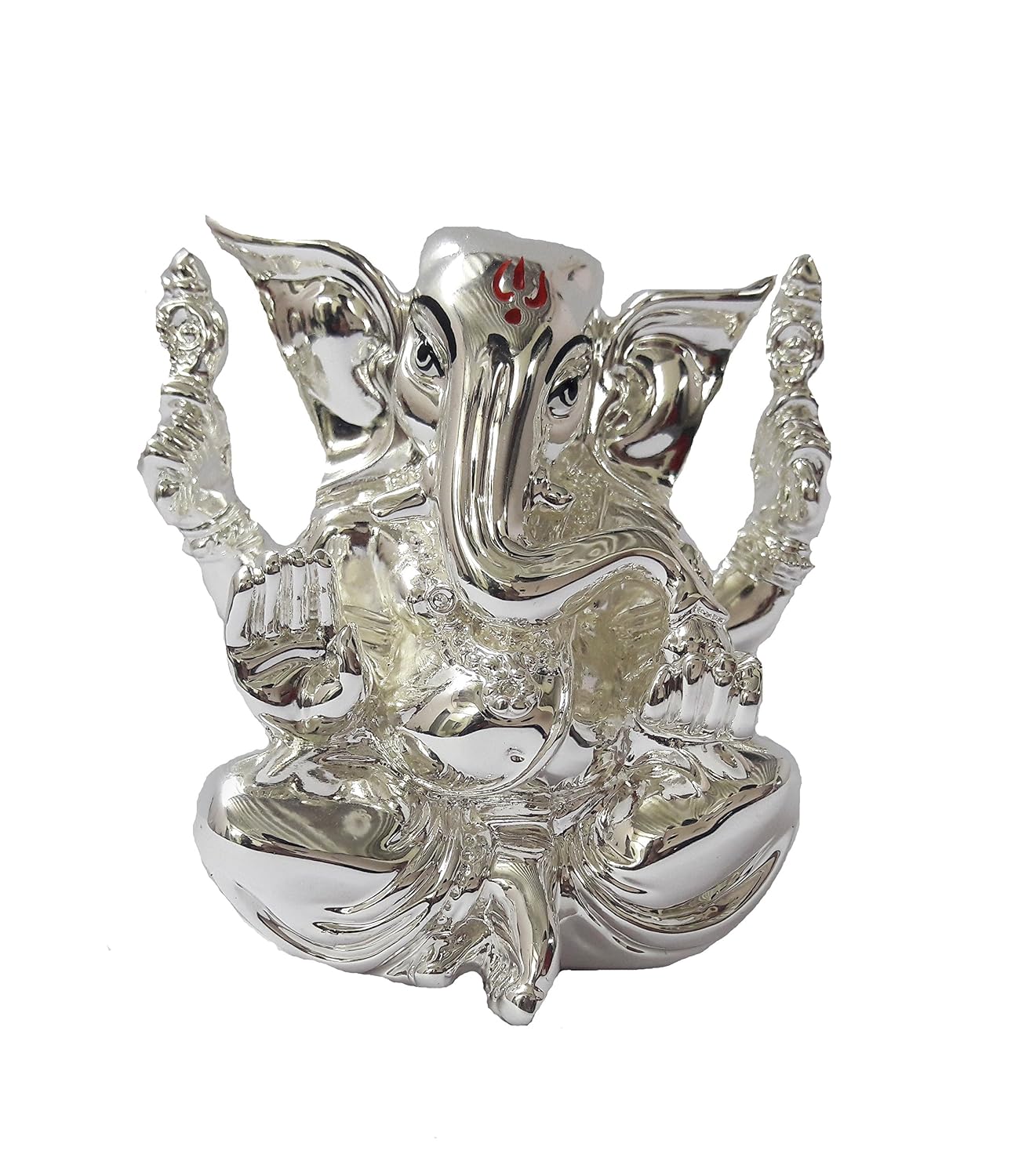 Buy RK Fashion™ Silver Plated Ganesh Idol | Ganesh Idol | Idols for ...