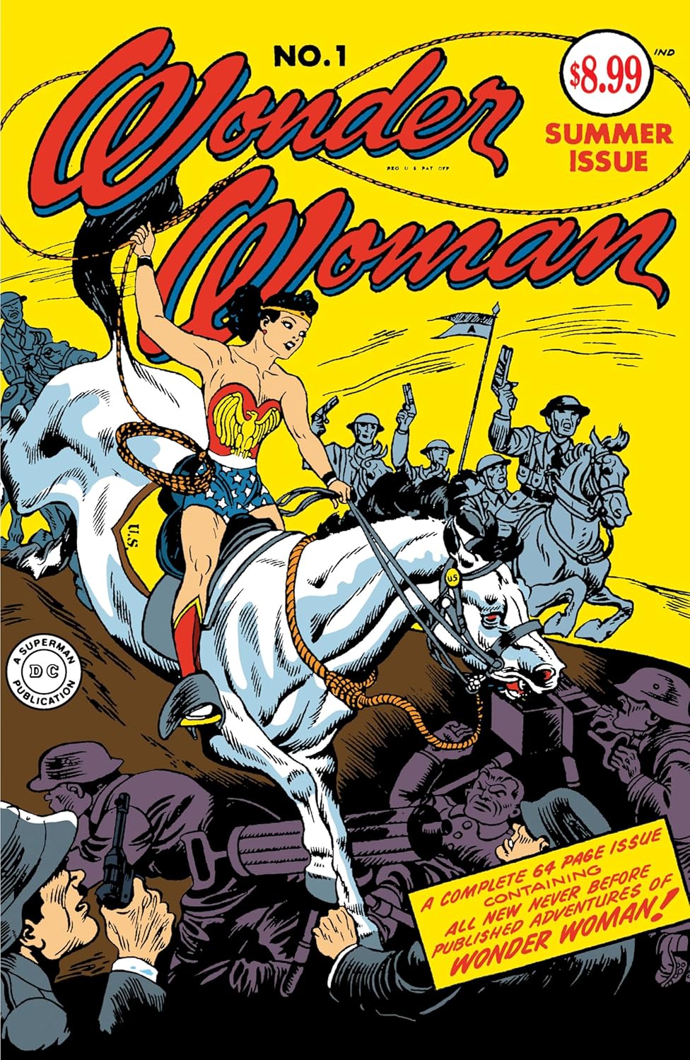 WONDER WOMAN #1 (1942) FACSIMILE EDITION CVR B HARRY G PETER & WILLIAM ...
