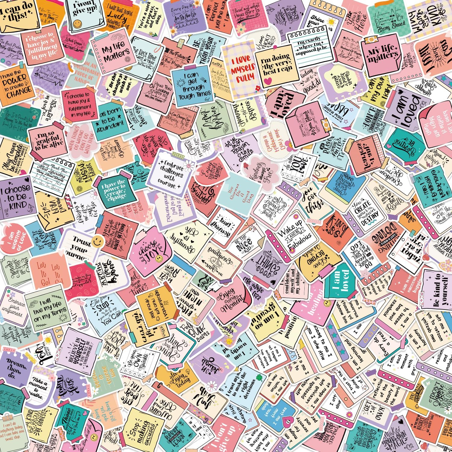 Amazon.com: Evstarol 200PCS Inspirational Stickers,Motivational ...