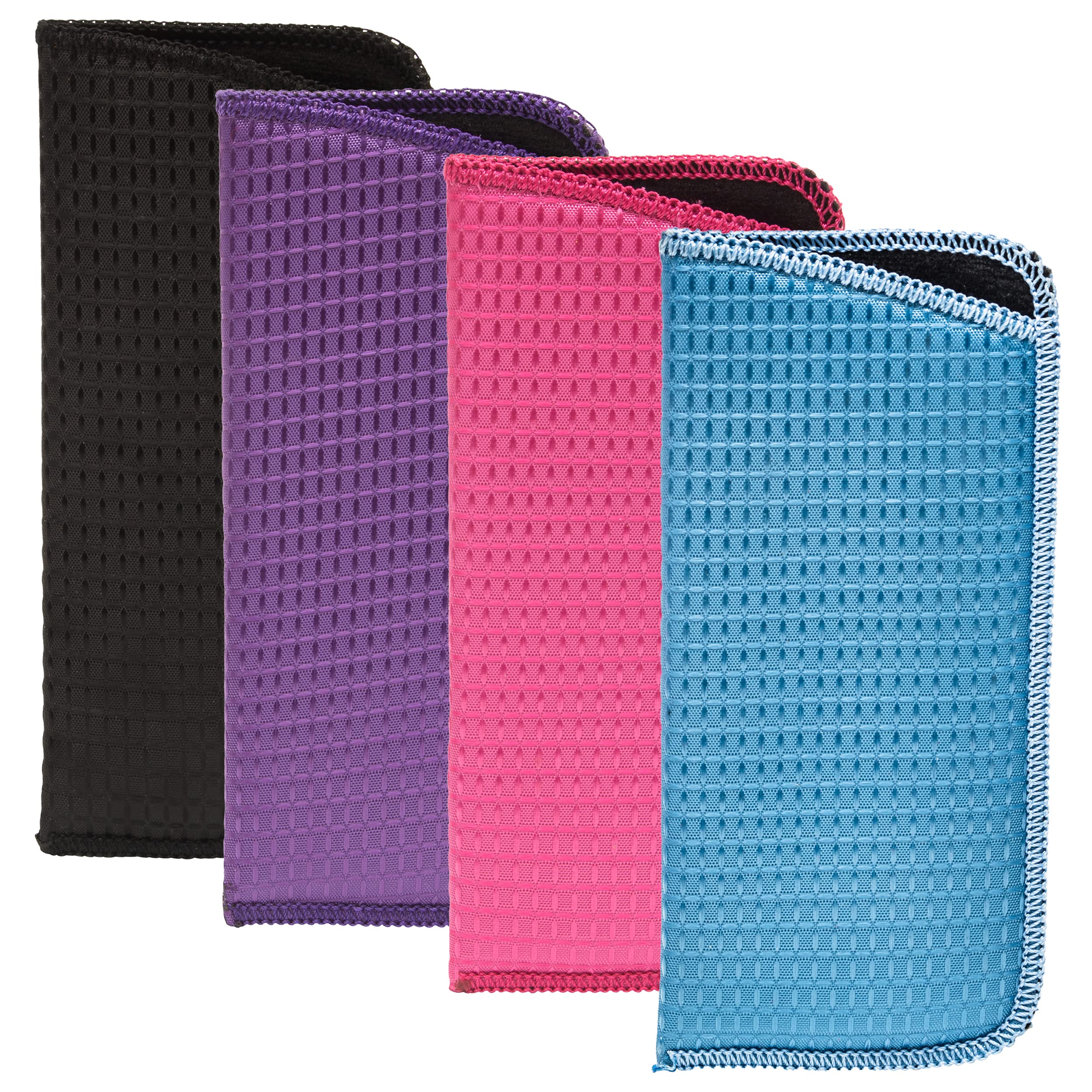 4 Pack Soft Eyeglass And Sunglasses Case, Slip In Spectacles Pouch ...