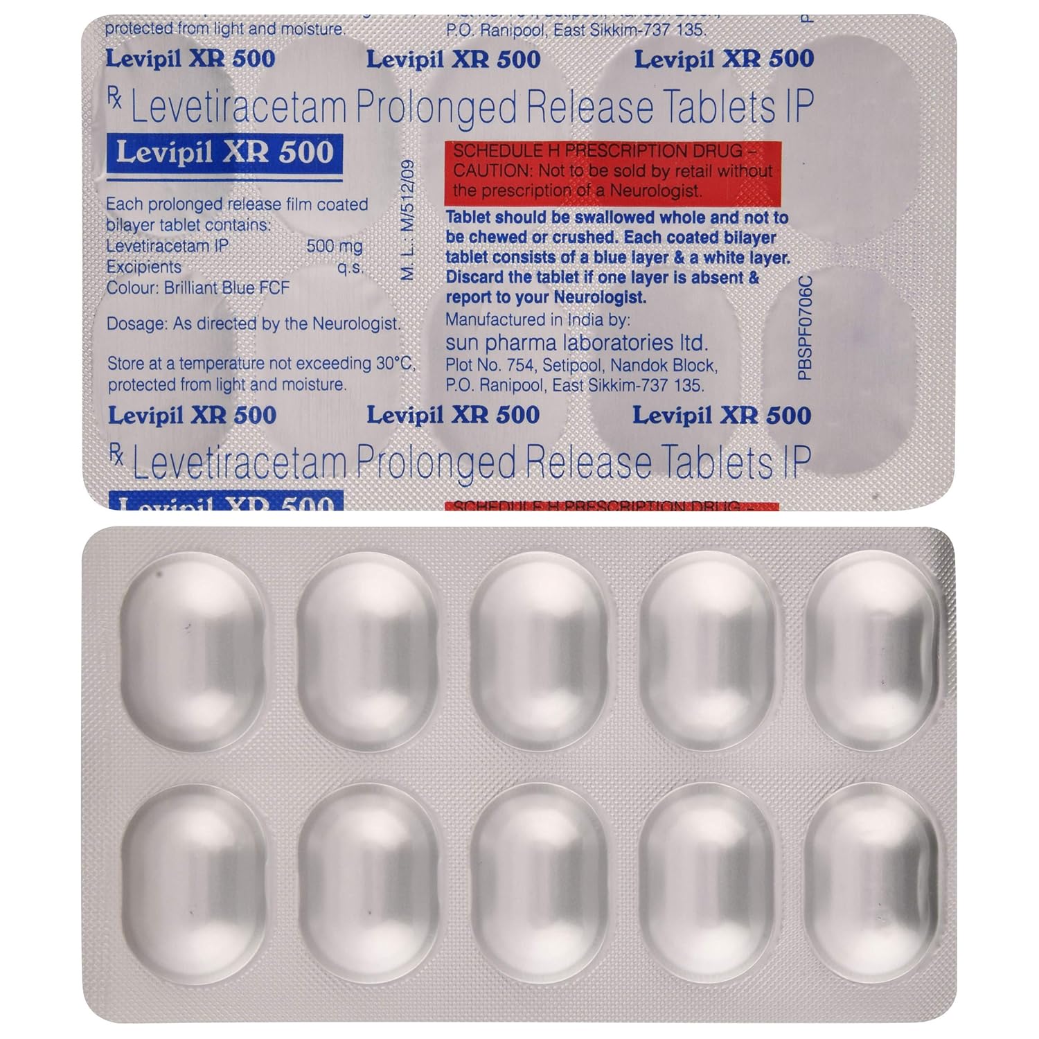 Levipil XR 500 - Strip of 10 Tablets : Amazon.in: Health & Personal Care