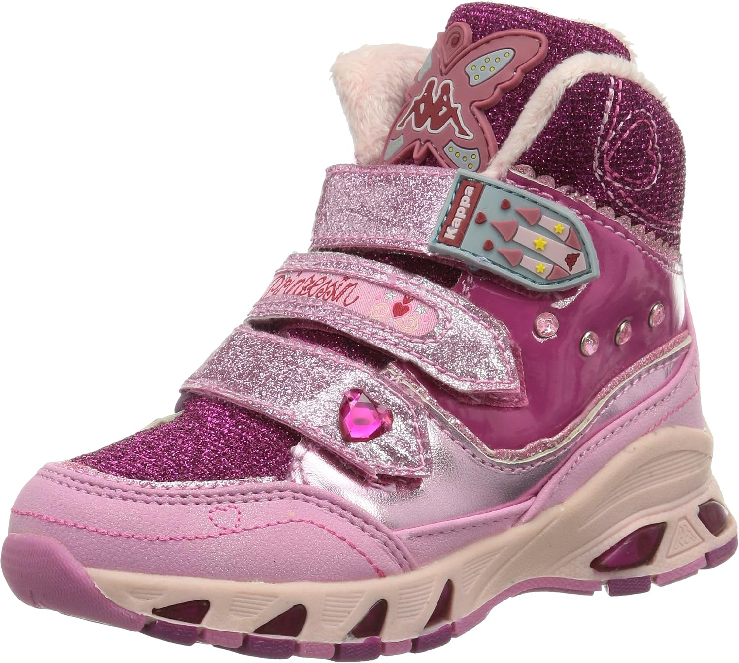 Amazon.com: Kappa Girls' Hi-Top, Multicolour (2222 Pink), 10 UK Child ...