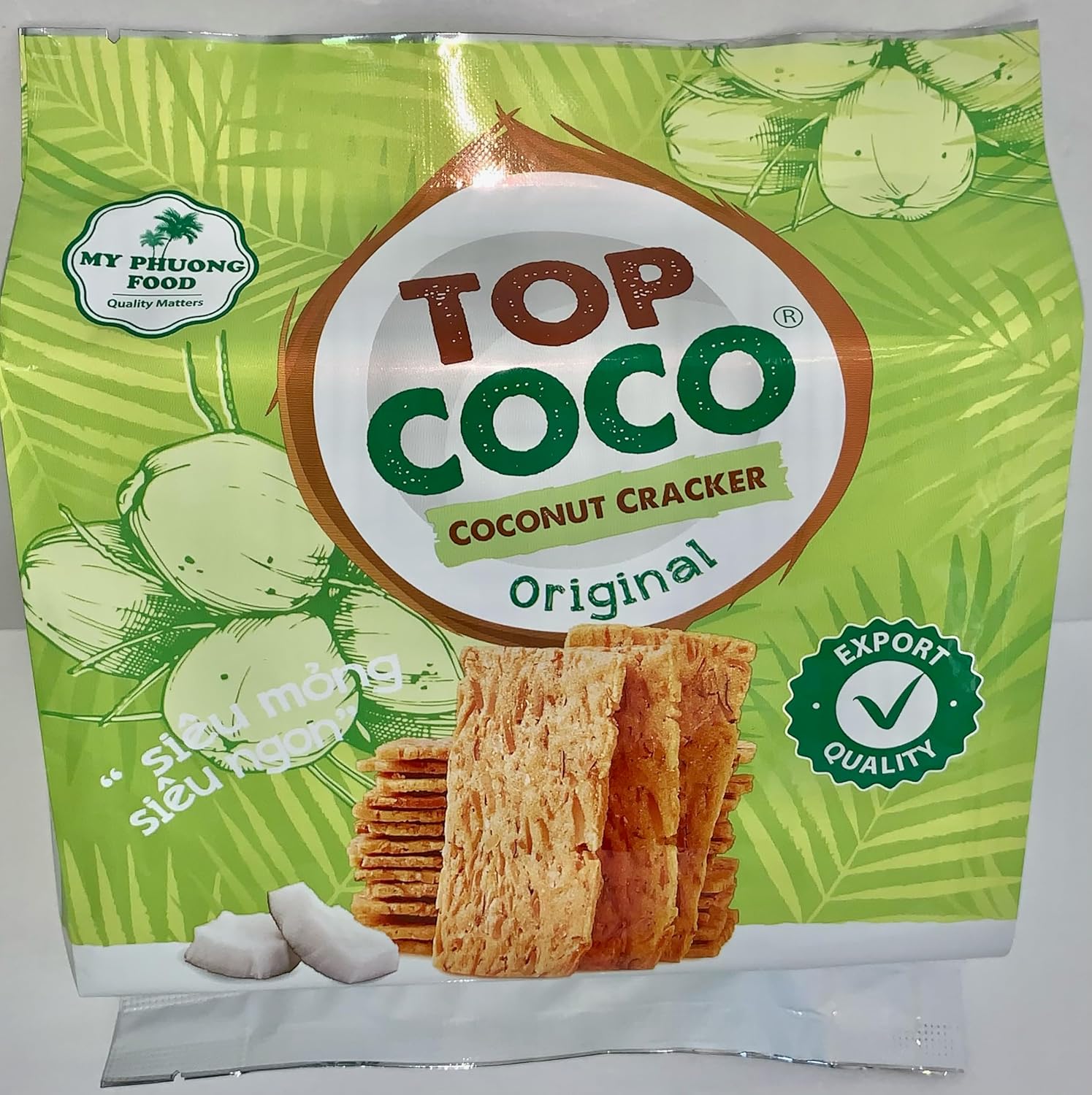 Amazon | BANH DUA NUONG TOP COCO ココナッツ クラッカー150G | ノーブランド品 | クラッカー 通販
