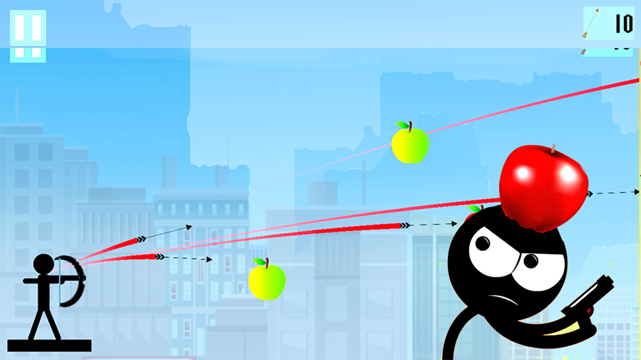 Aplicación Stickman Apple Shooter en Amazon Appstore