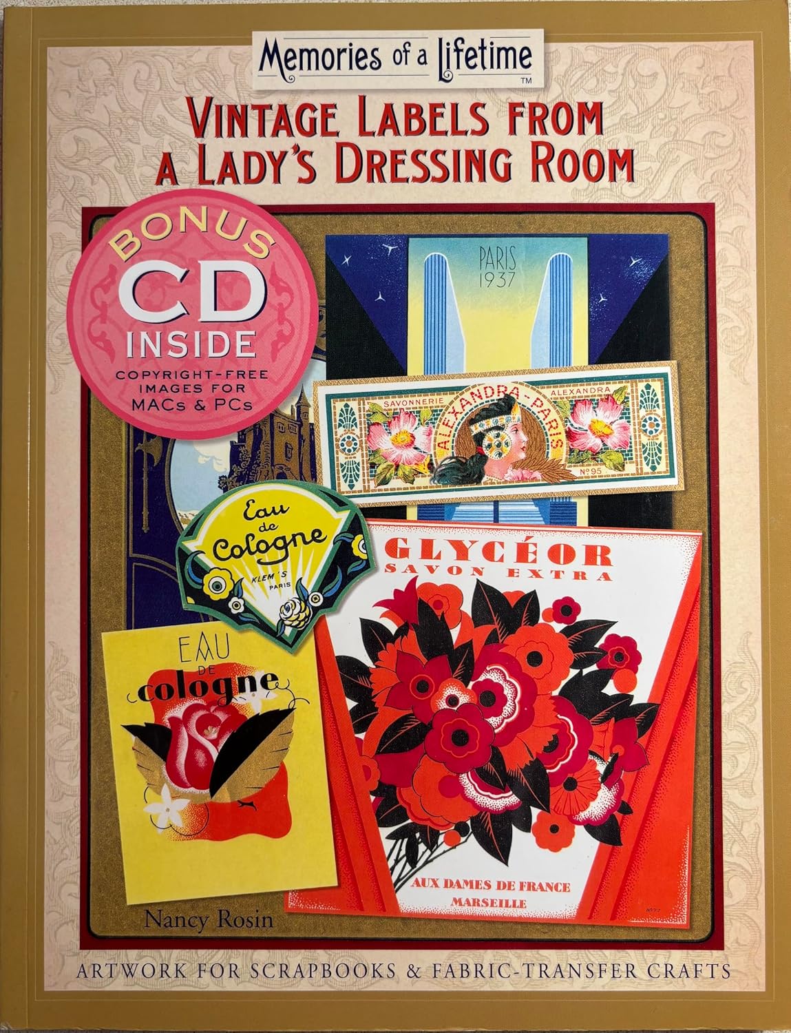 Vintage Labels from a Lady's Dressing Room: Artwork for Scrapbooks and ...