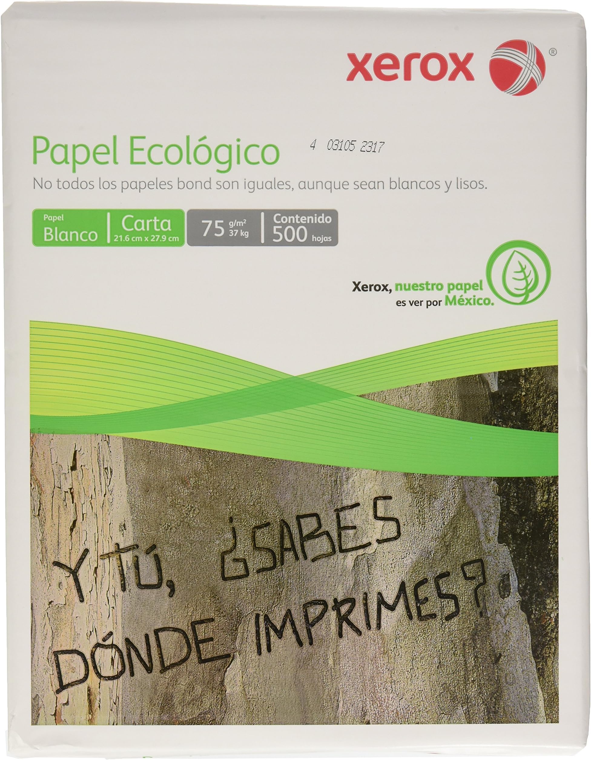 Xerox - Papel Bond Xerox Tamaño Carta Blanco Caja 5000 Hojas : Amazon ...