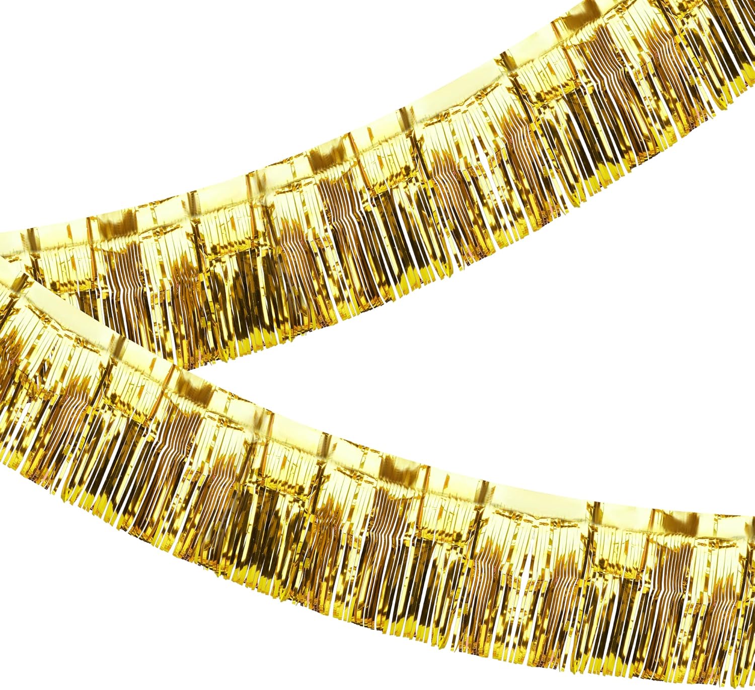 Amazon.com: 2 Pack Iridescent Float Fringe Curtains, Metallic Streamers ...