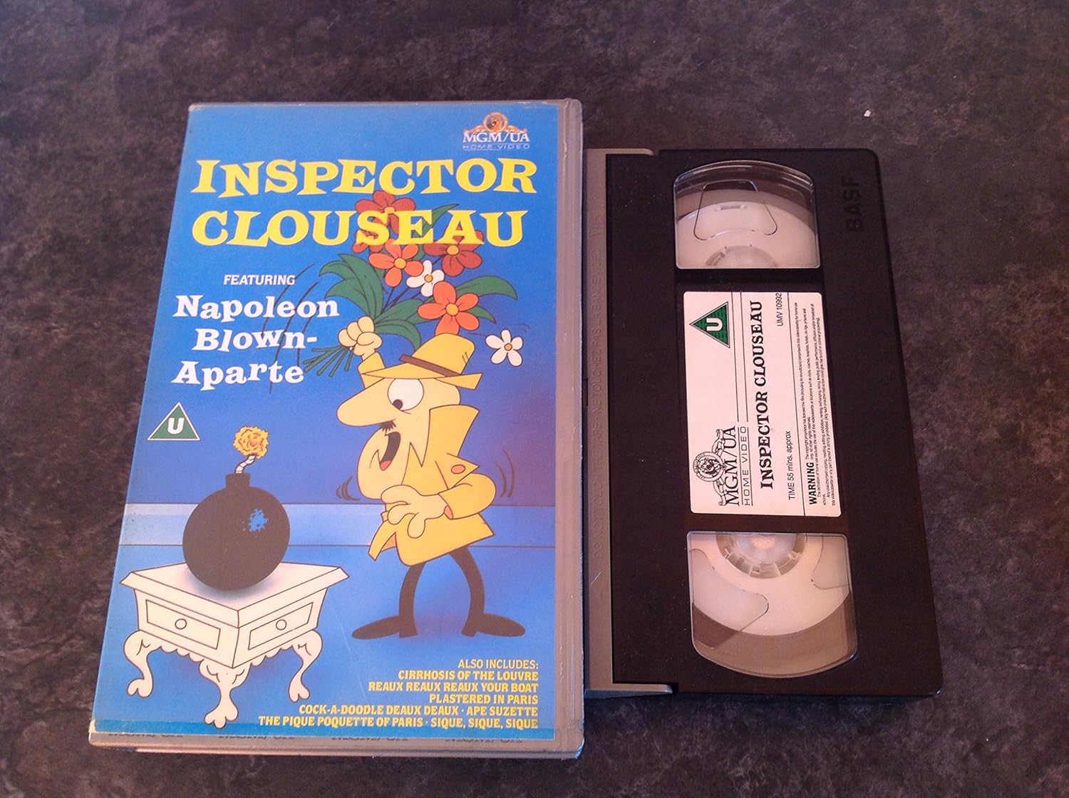 Inspector Clouseau VHS Video Napoleon Blown-Aparte Childrens Video ...