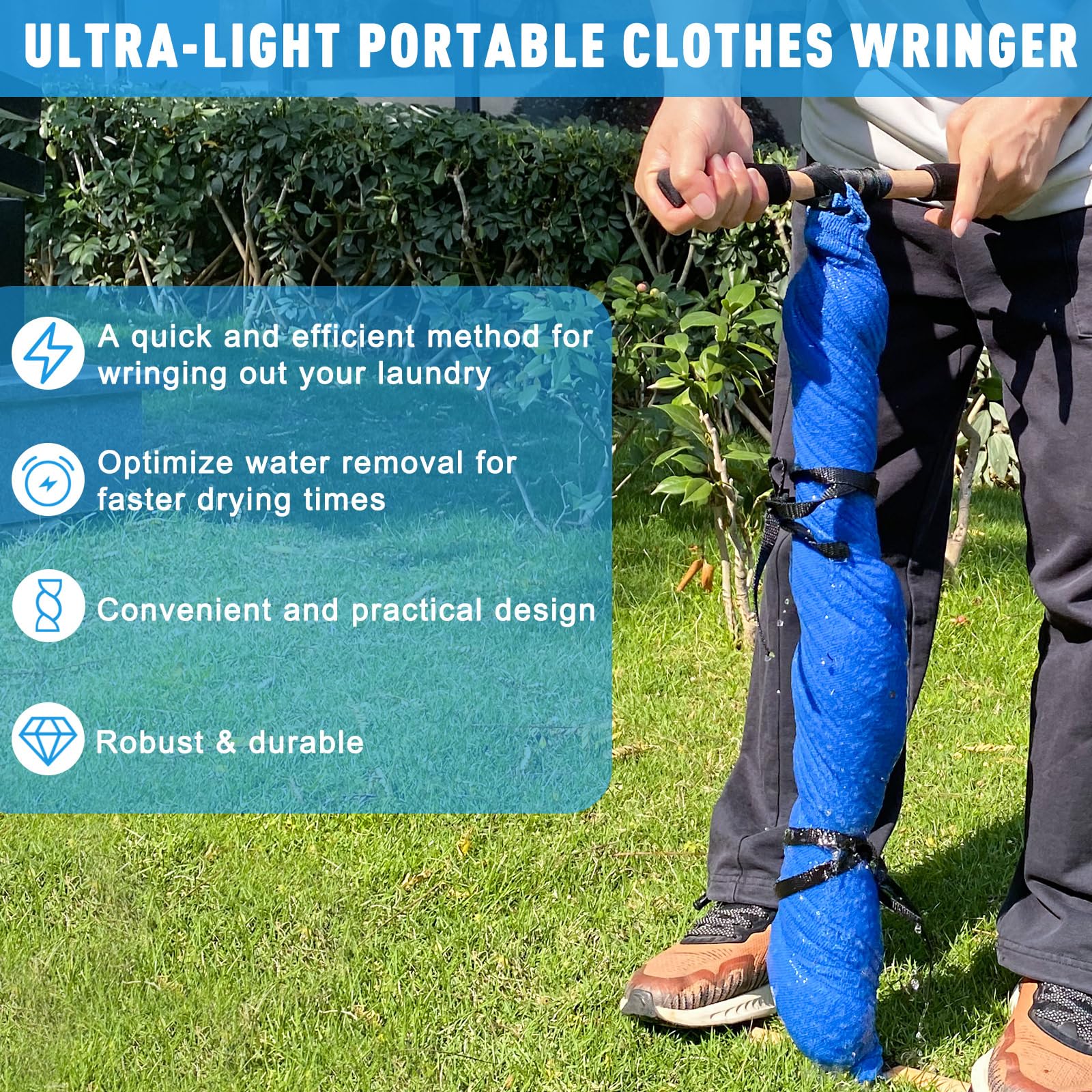 Snapklik.com : WEIGUZC Ultra Light Clothes Wringer - Efficient Manual ...