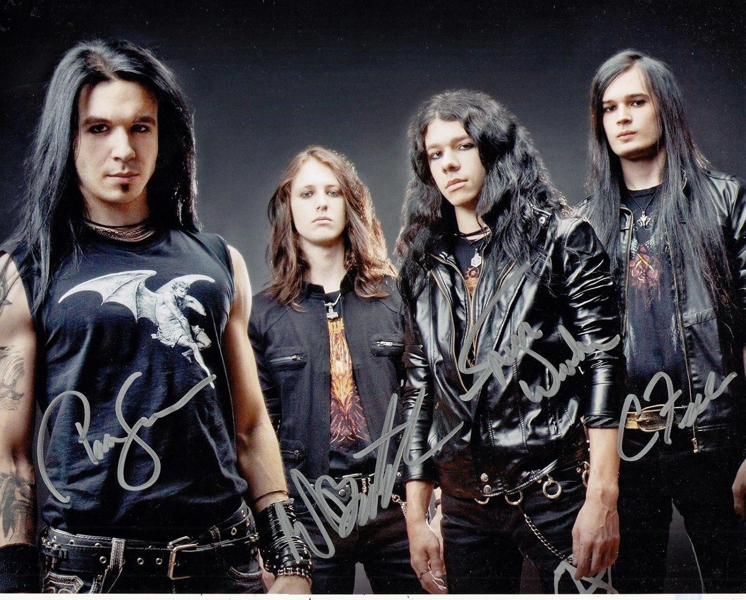 Amazon.com: Starkill Group Signed 8x10 Photo w/COA Fires of Life Metal ...