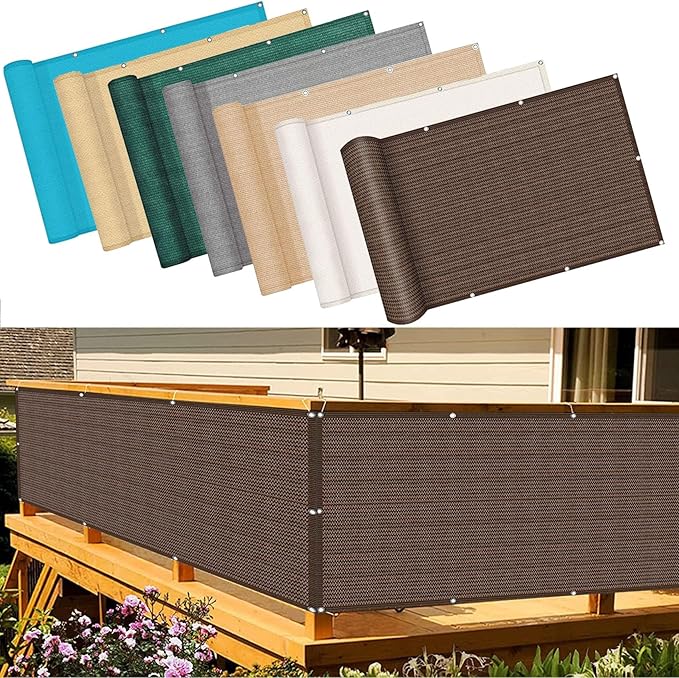 Amazon.com : YANHONG Balcony Privacy Screen Wind 50x250cm(20x98inch ...