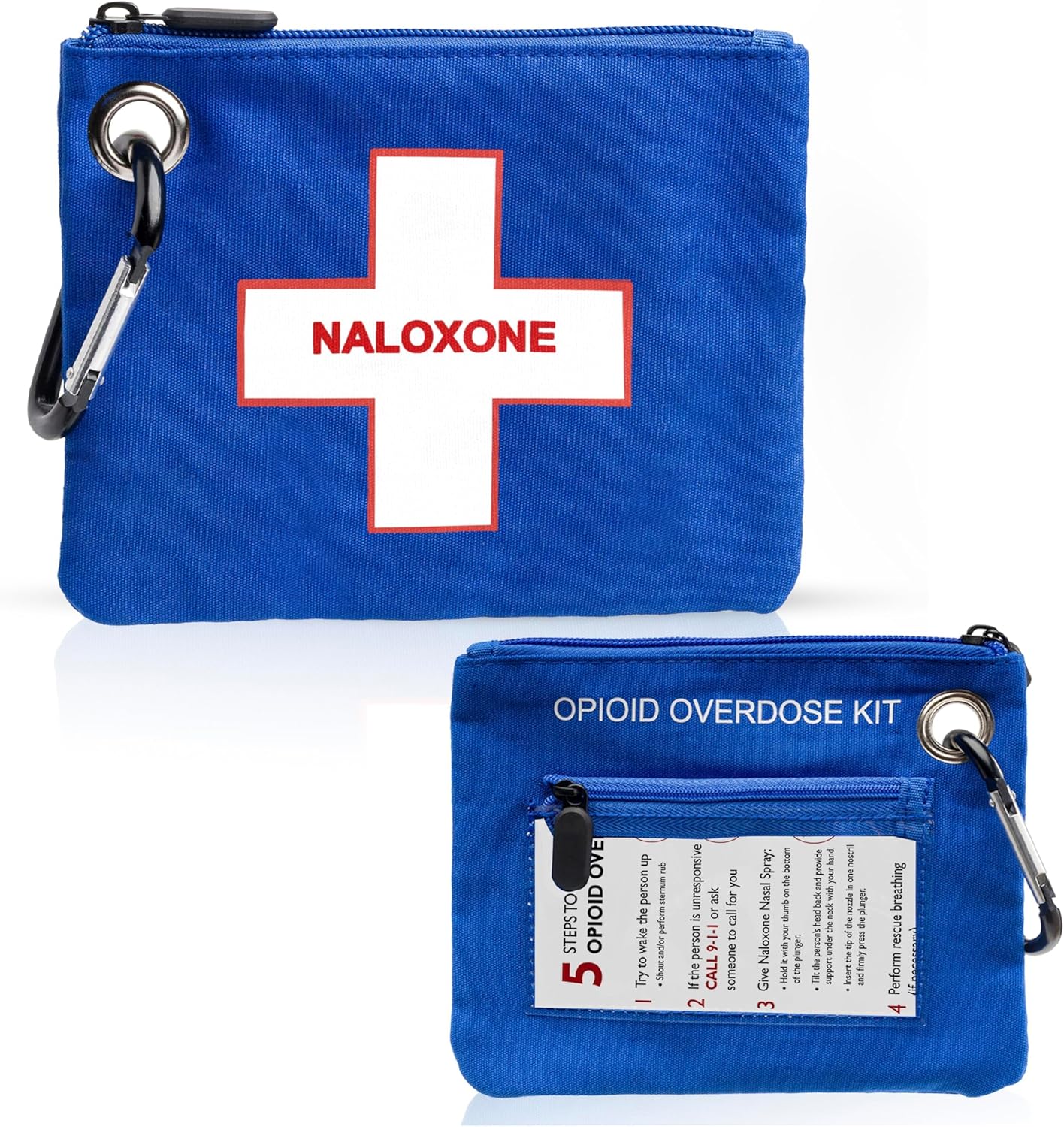 Amazon.com: W WILKEN Naloxone Overdose Kit Bag – Compact Canvas Pouch ...