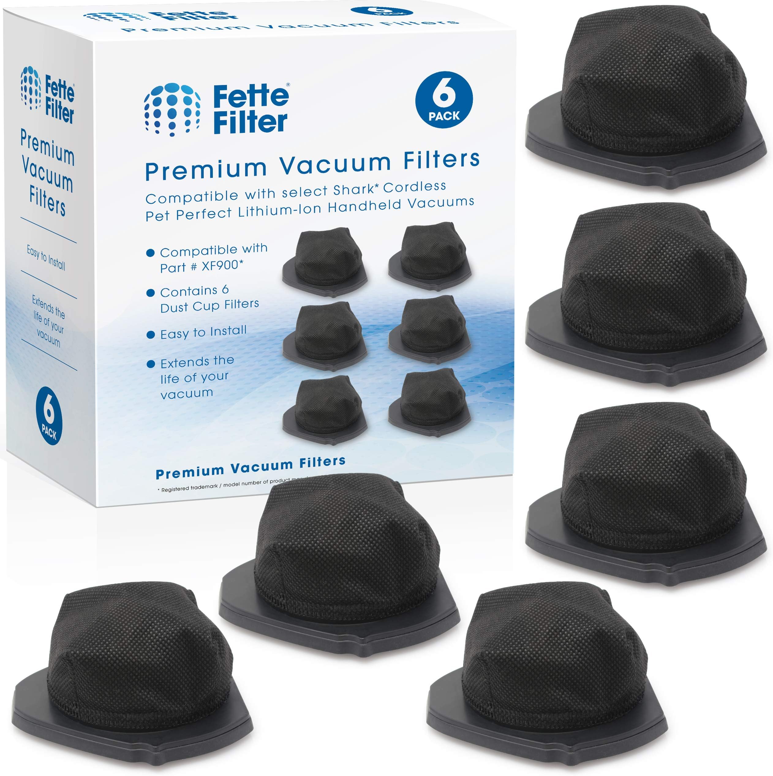 Amazon.com - Fette Filter - Pack of 6 Dust Cup Filter Vacuum Filter ...
