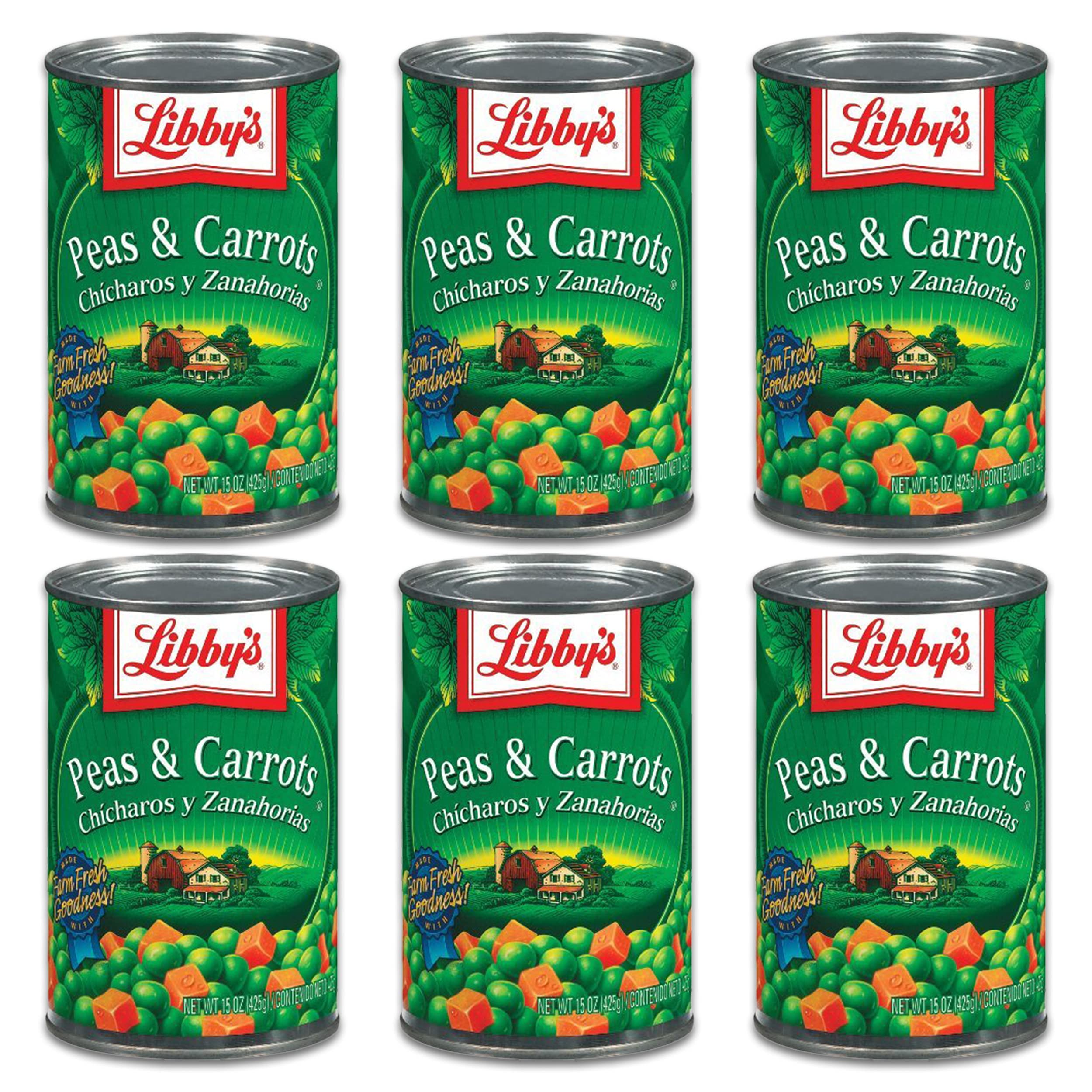 Amazon.com : Libby's Peas & Carrots 15 Oz (Pack of 6) : Grocery ...