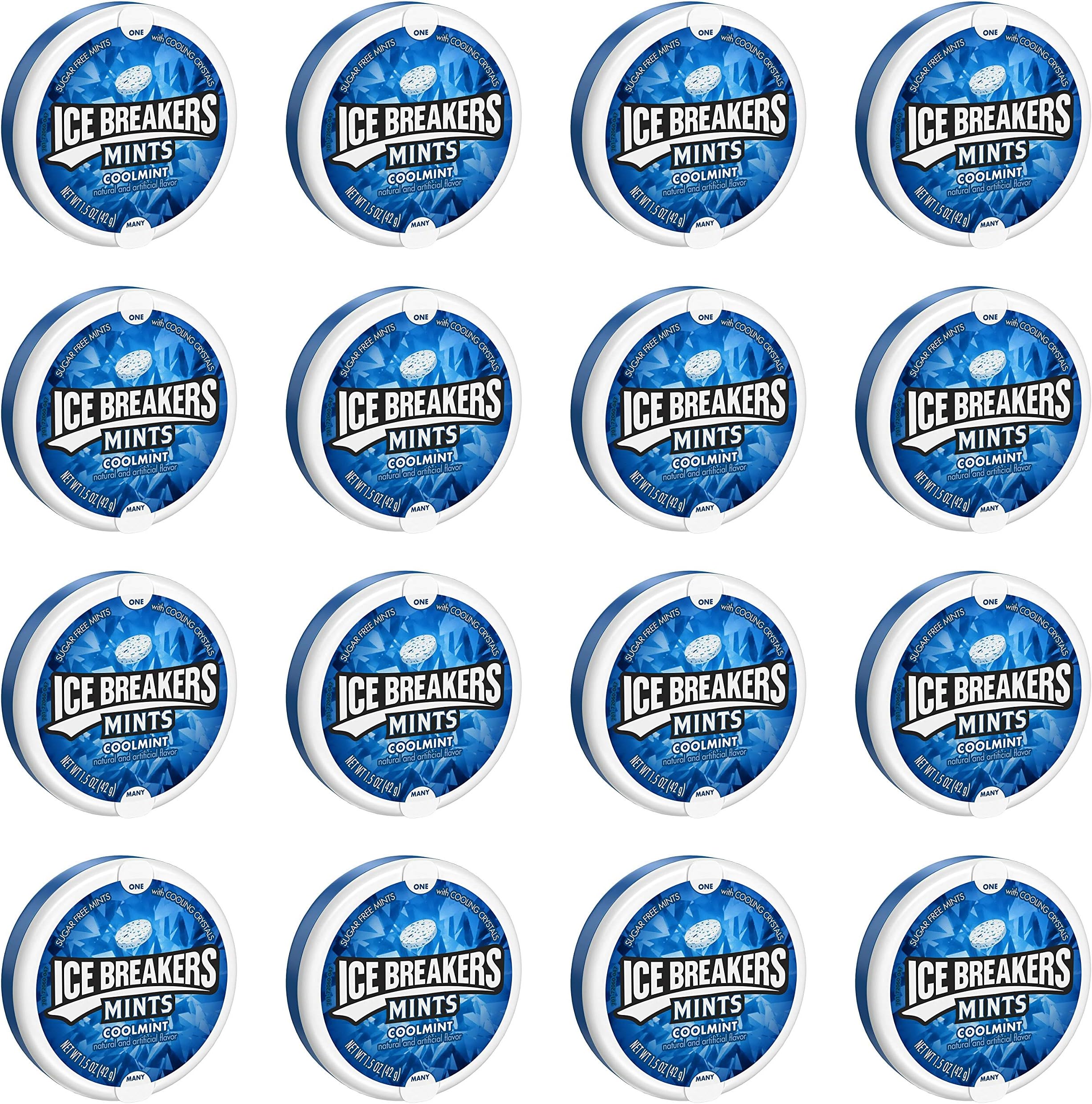 Amazon.com : ICE BREAKERS Spearmint Sugar Free Breath Mints Tins, 1.5 ...