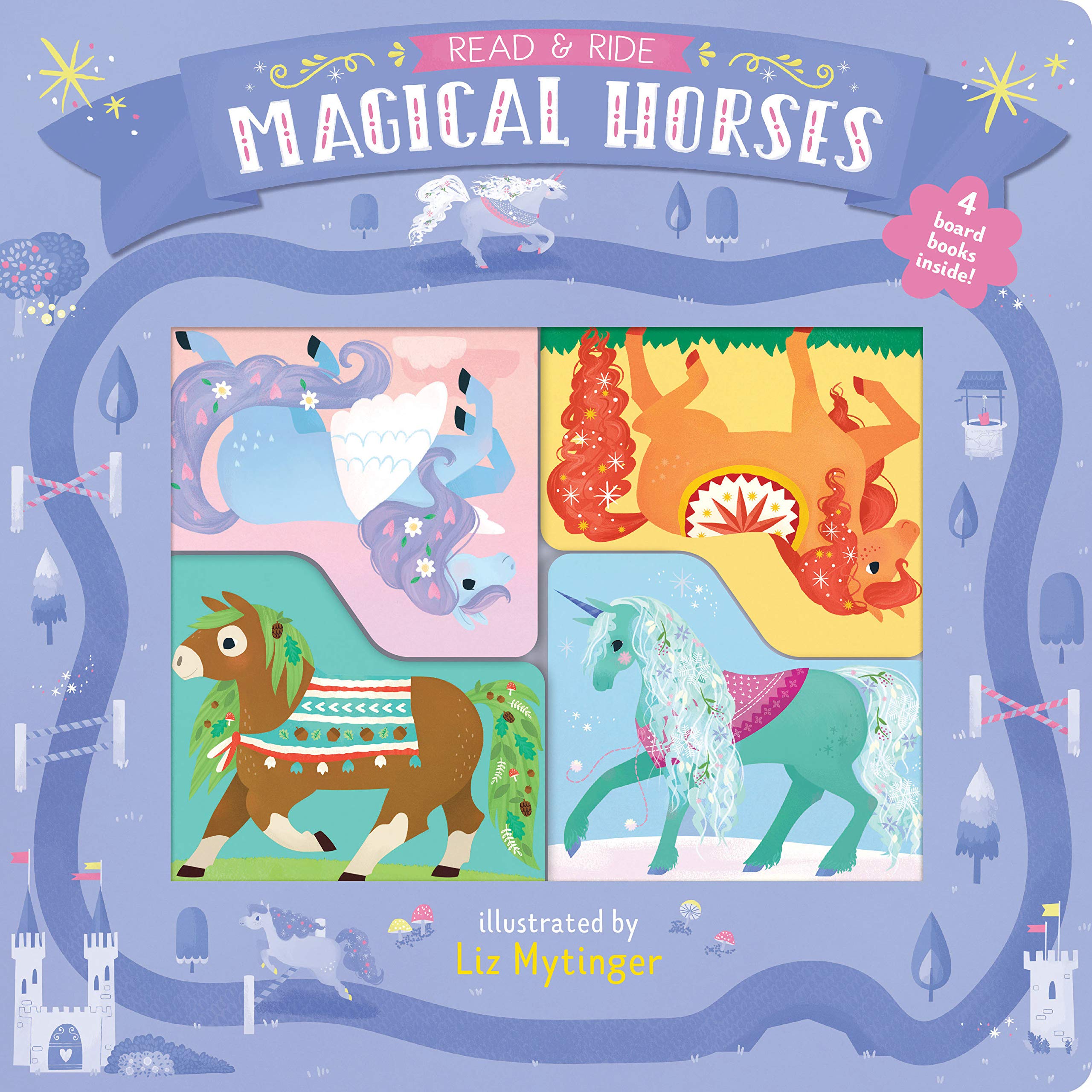 Read & Ride: Magical Horses: 4 board books inside! (Toddler Board Books ...