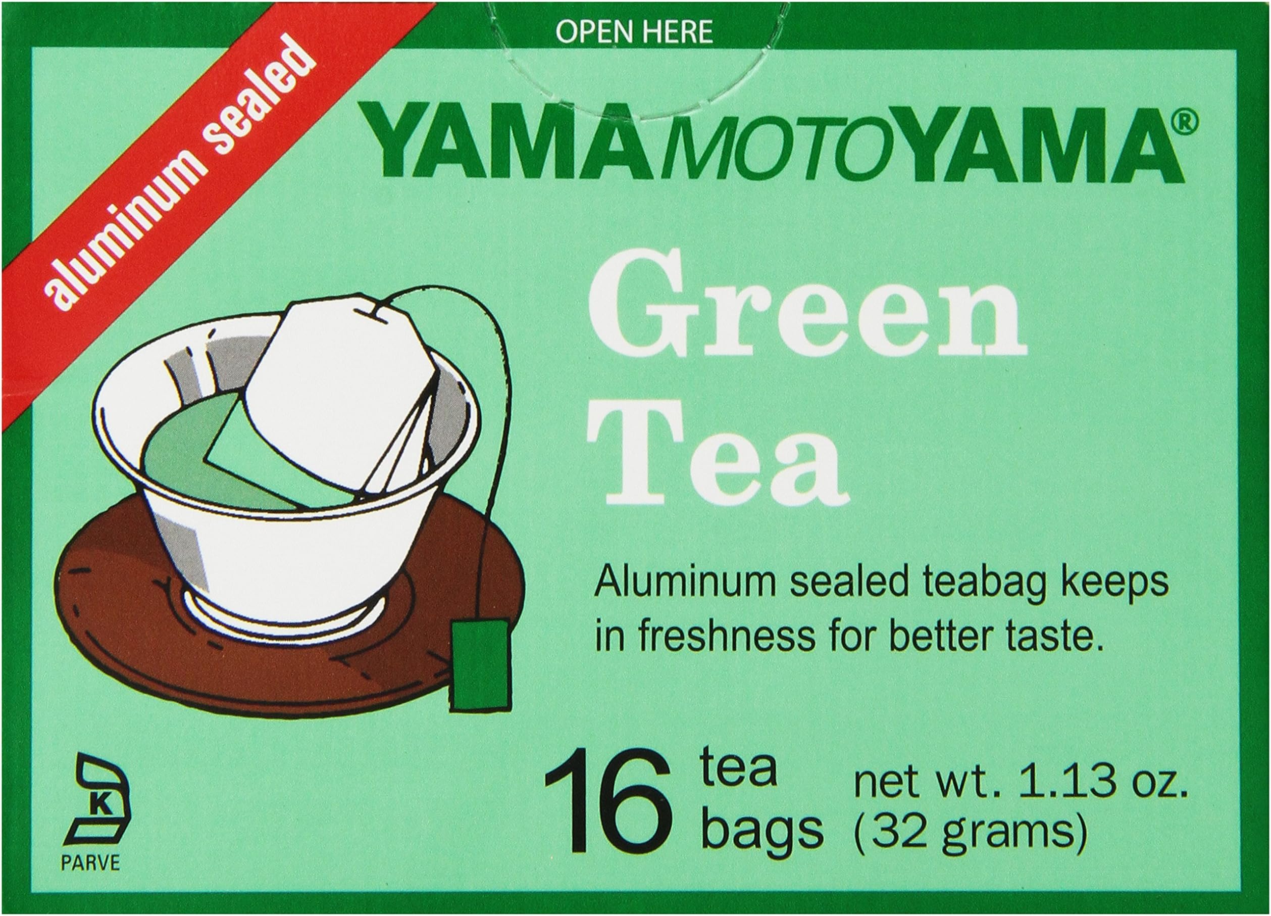Amazon.com : Yamamotoyama Genmaicha Green Tea With Roasted Rice, 16 ...