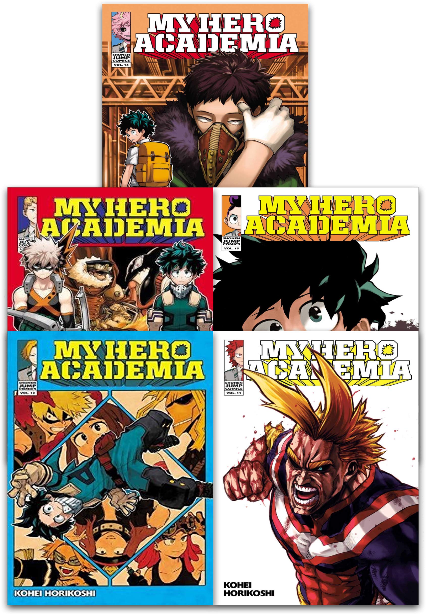 My Hero Academia Volume 11-15 Collection 5 Books Set (Series 3 ...