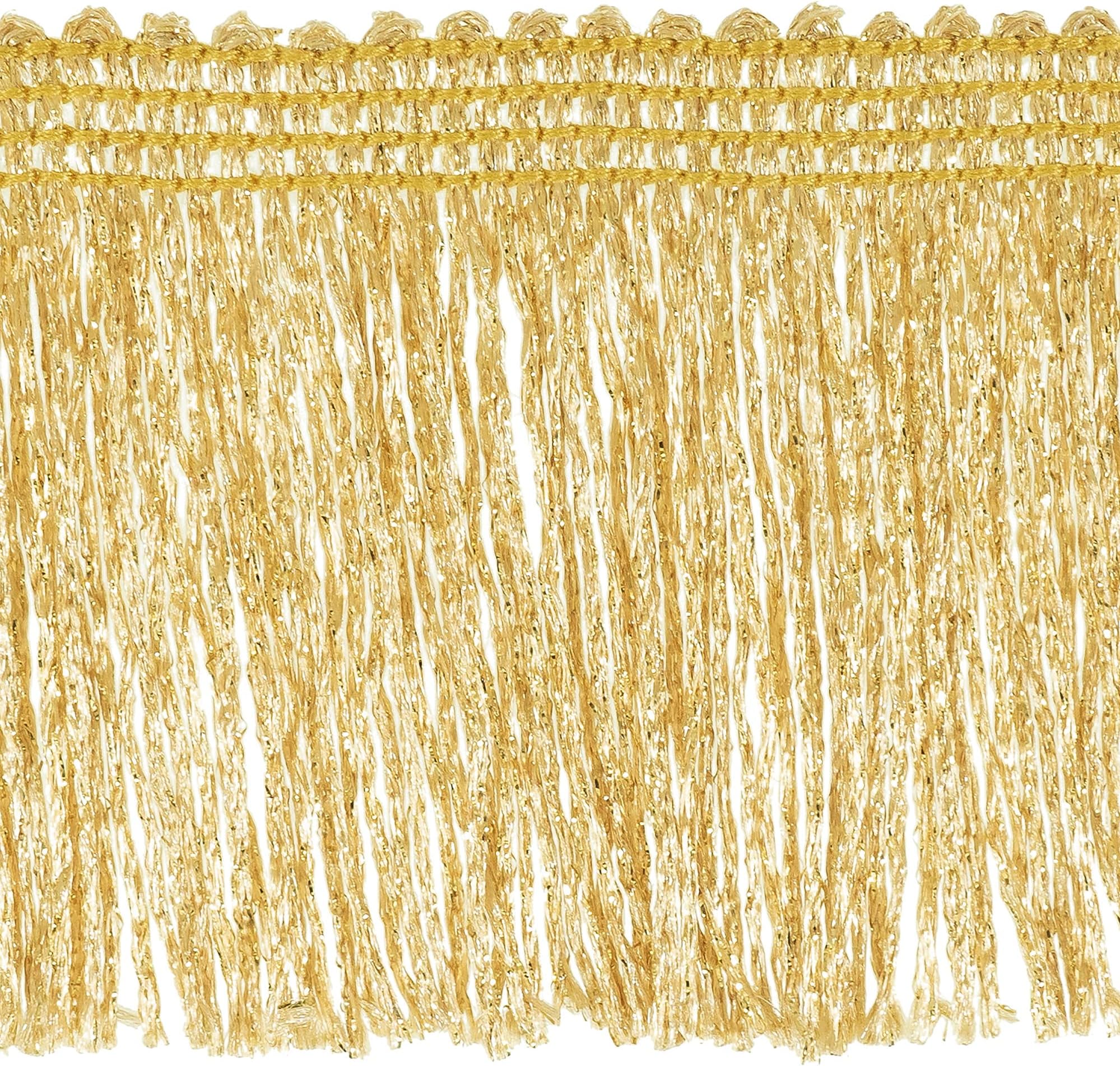 Amazon.com: Trims By The Yard 2" Glitter Chainette Fringe Trim ...