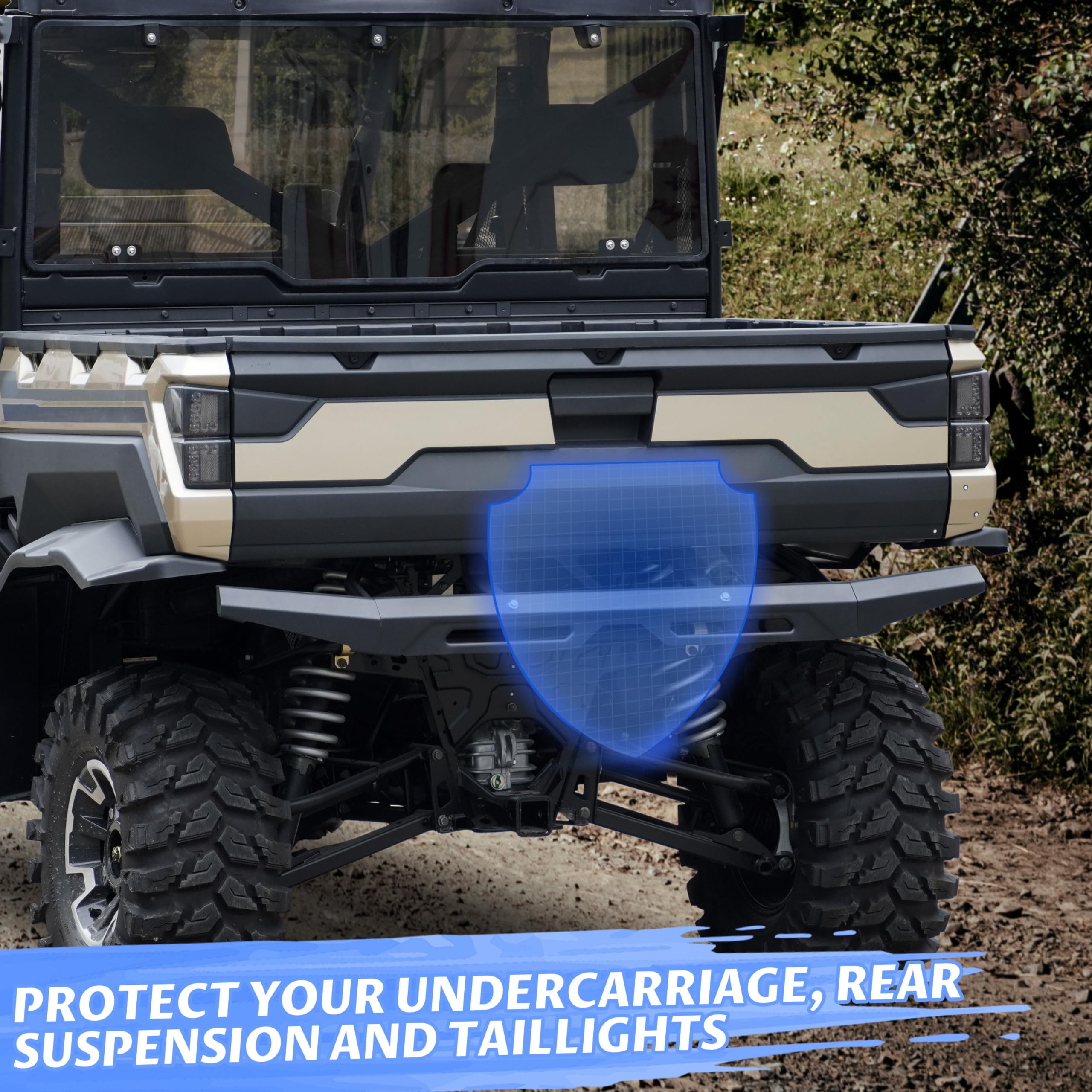 Snapklik.com : Ranger XP 1000 Rear Bumper 2018-2026, Rear Brush Guard ...