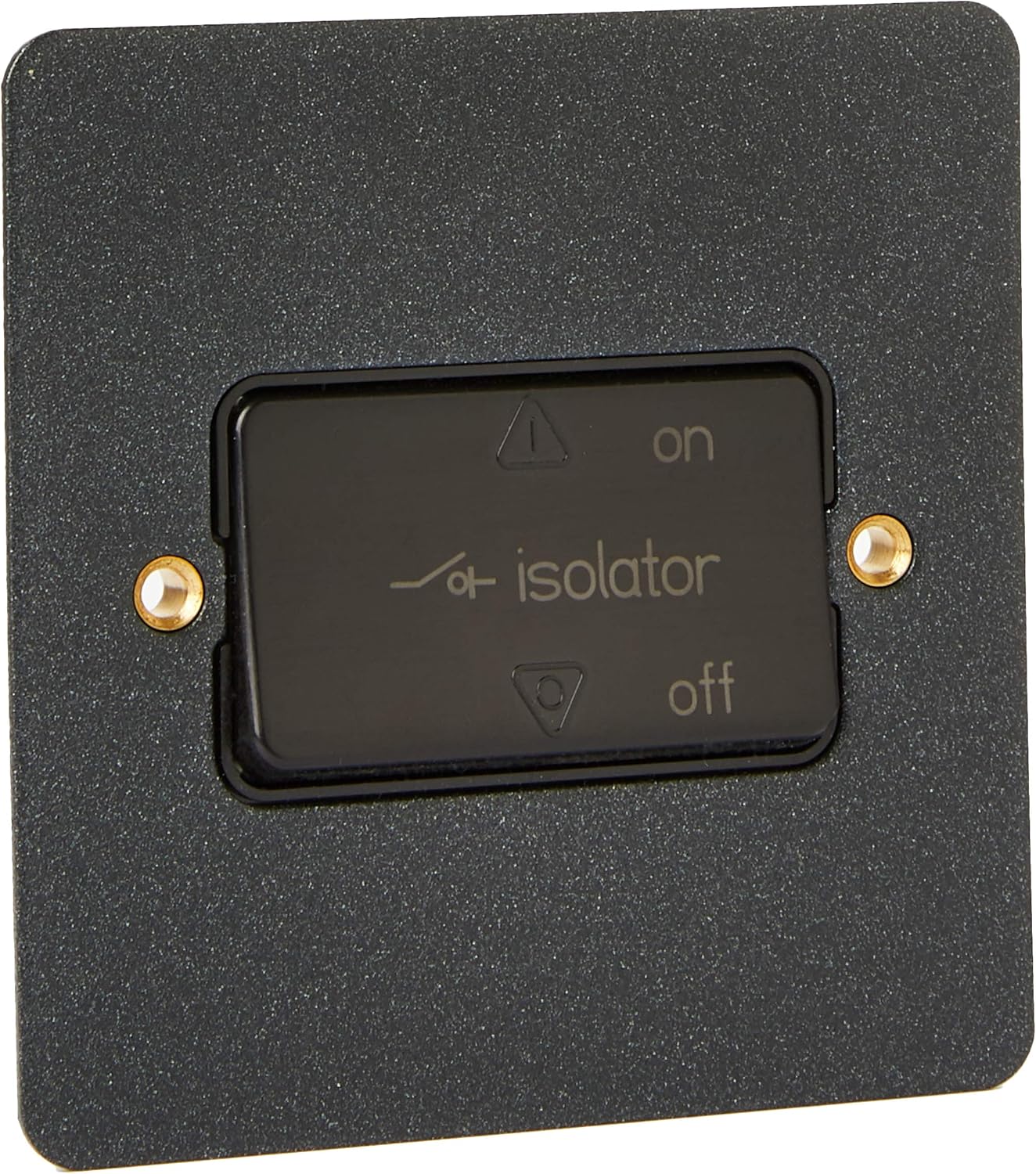 MK Edge K14859LBKB 3-Pole Fan Isolator - Lustrous Black : Amazon.co.uk ...