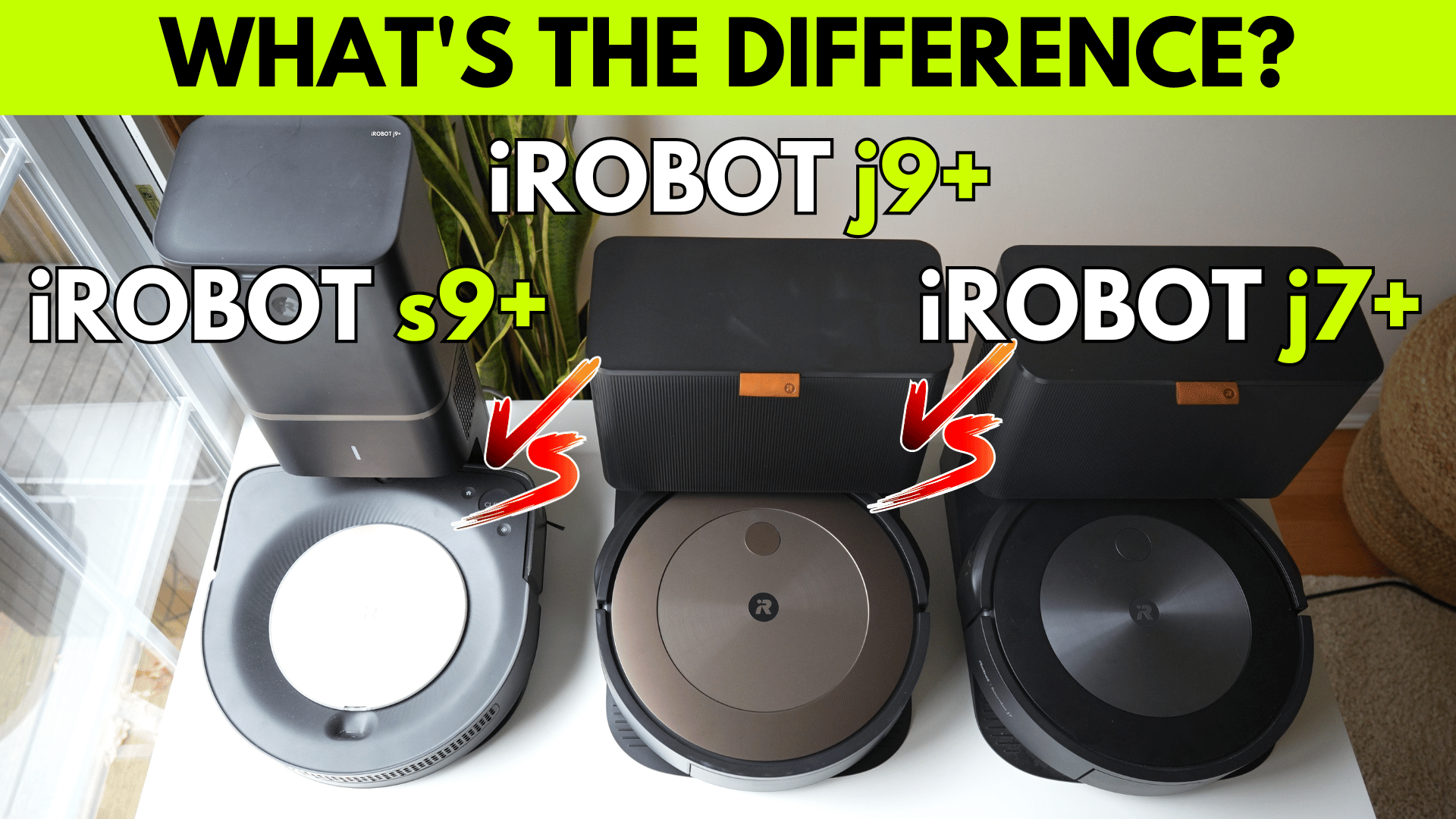 Watch iRobot J9 vs iRobot J7 vs iRobot s9 - What＇s Different? on Amazon Live