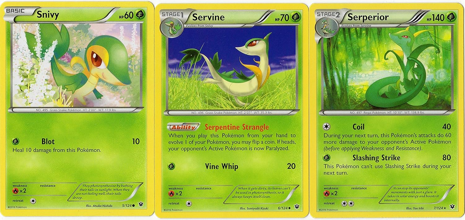 Amazon.com: Serperior 7/124 - Fates Collide - Pokemon Evolution 3 Card ...
