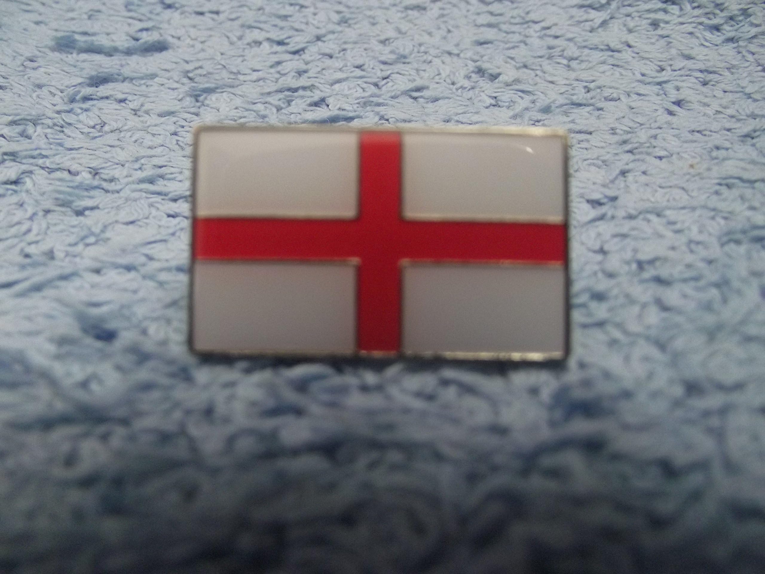 England Saint George Cross Oblong Quality Enamel Lapel Pin Badge T864 ...