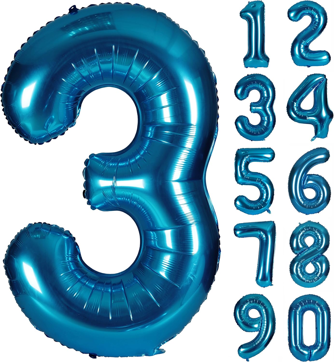 Amazon.com: 40 Inch Gold Digital Helium Foil Birthday Party Balloons ...