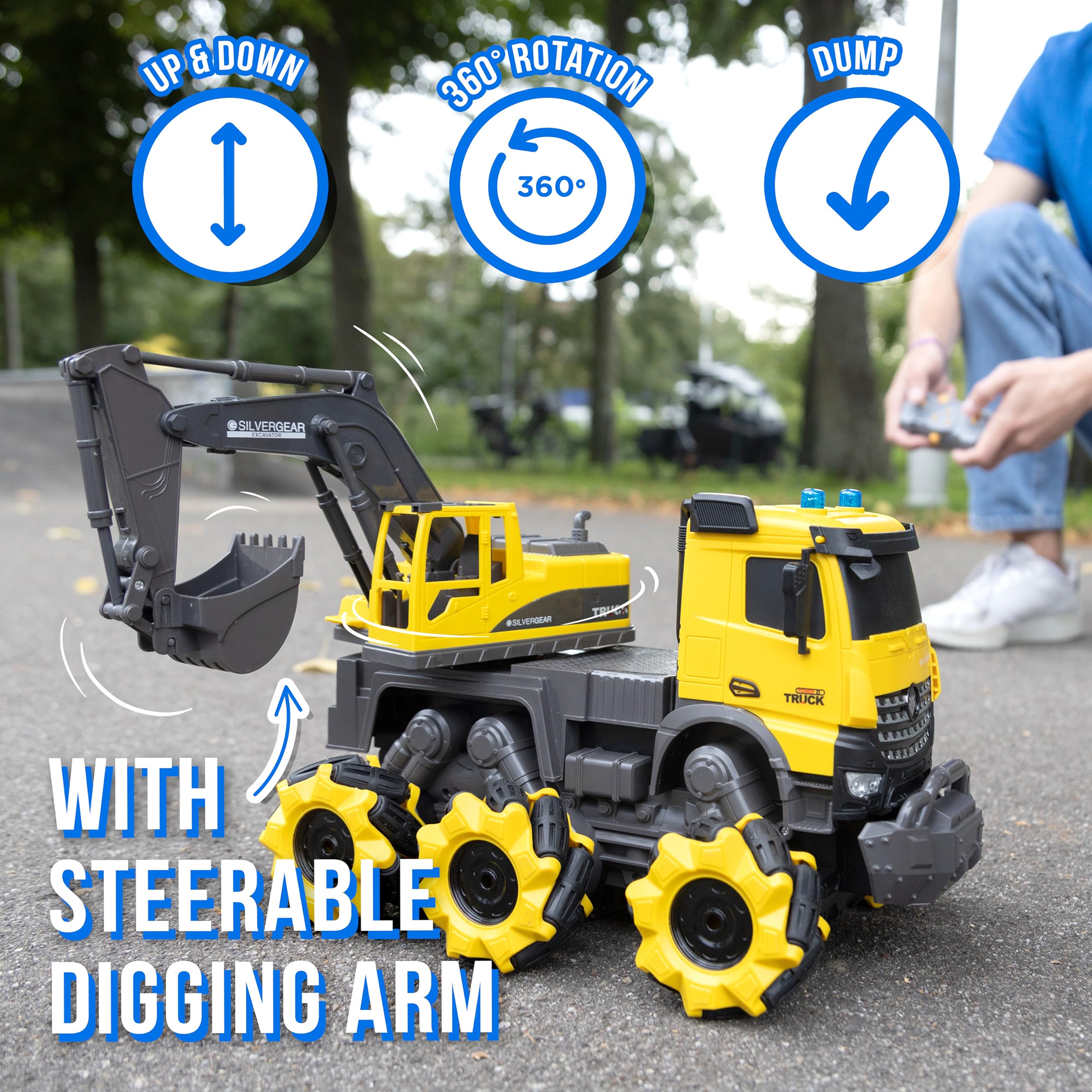 Toy Remote Control Bobcat Excavators Features