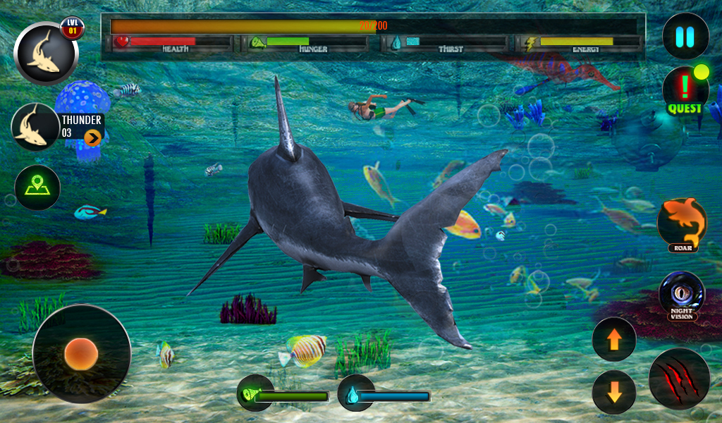 Angry Shark Adventures 3D - App on Amazon Appstore