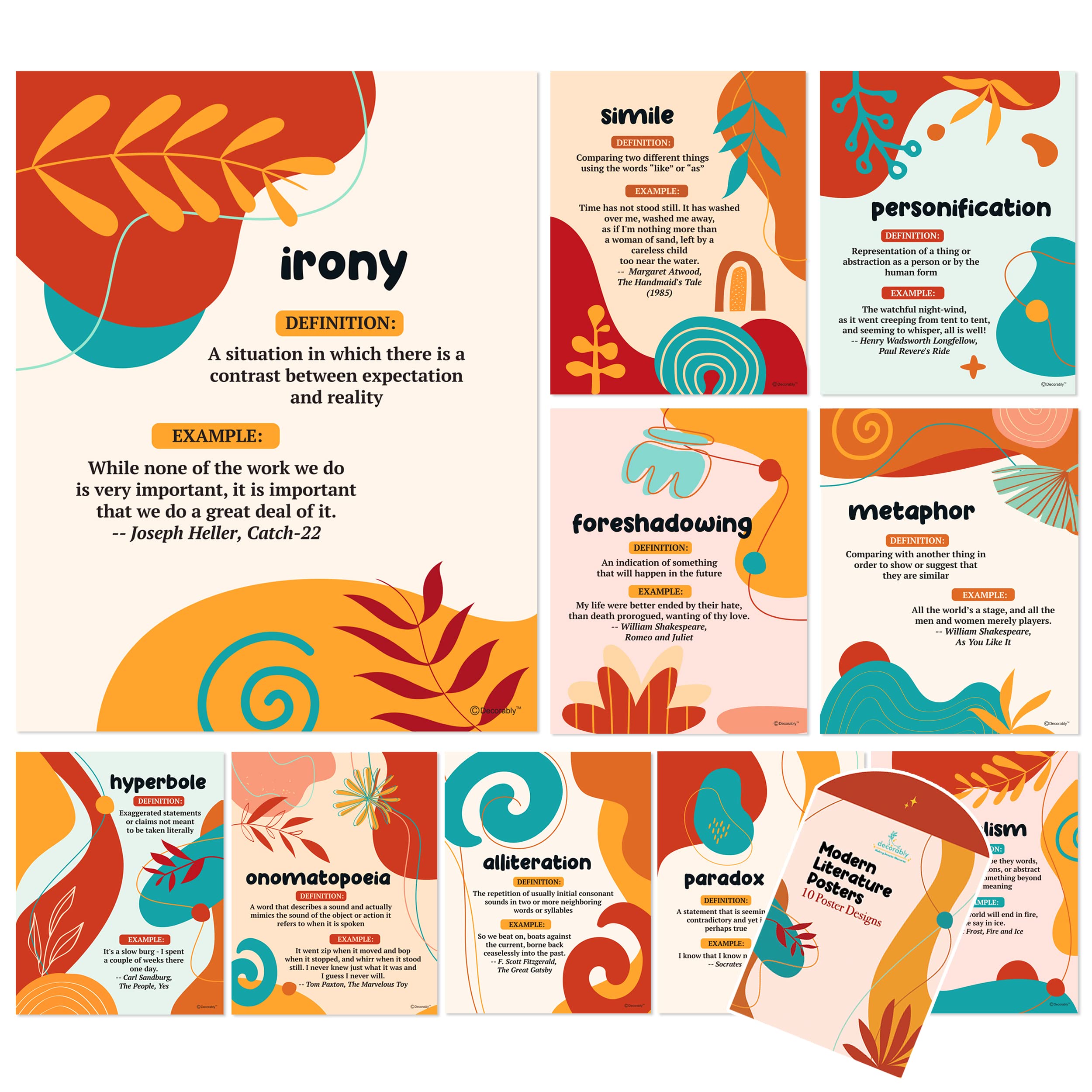 Buy Decorably Figurative Language S For Classroom 12 English buy-decorably-figurative-language-s-for-classroom-12-english