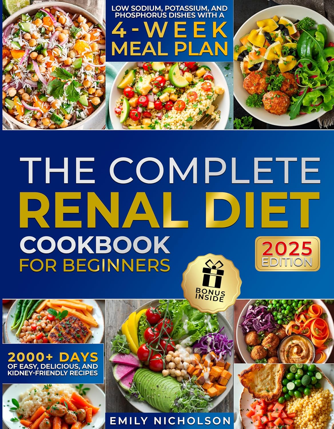 The Complete Renal Diet Cookbook for Beginners: 2000 Days of Easy ...