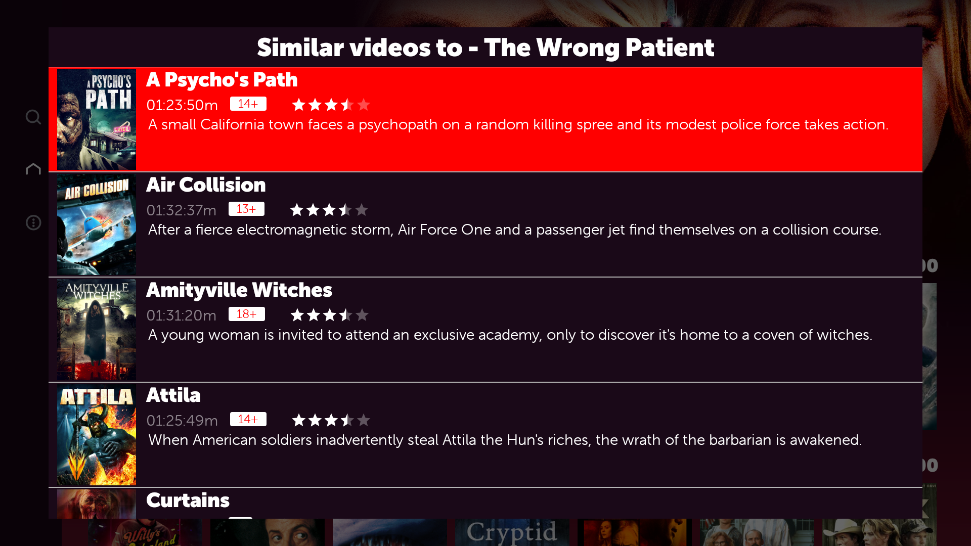 FilmRise Horror - App on Amazon Appstore