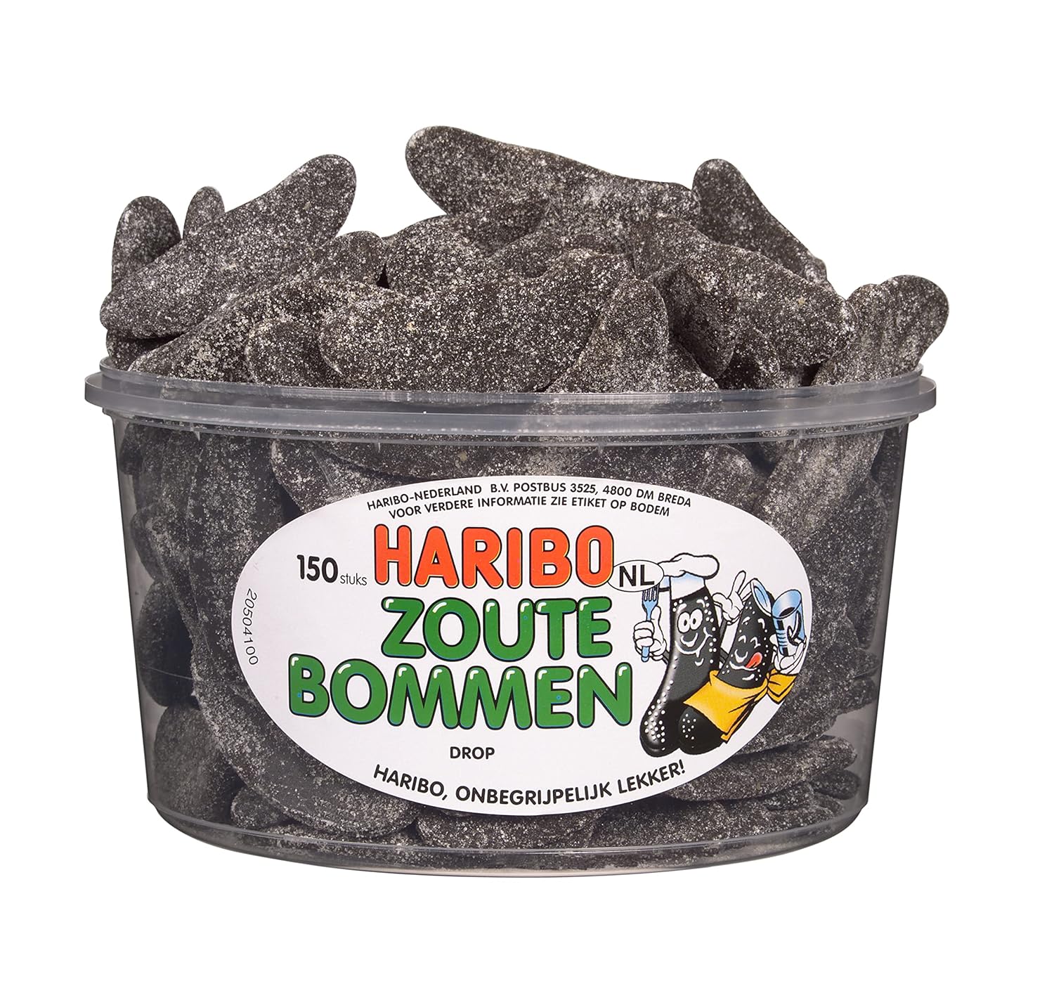 Haribo Drop Zoute Bommen - silo 150 stuks : Amazon.de: Lebensmittel ...