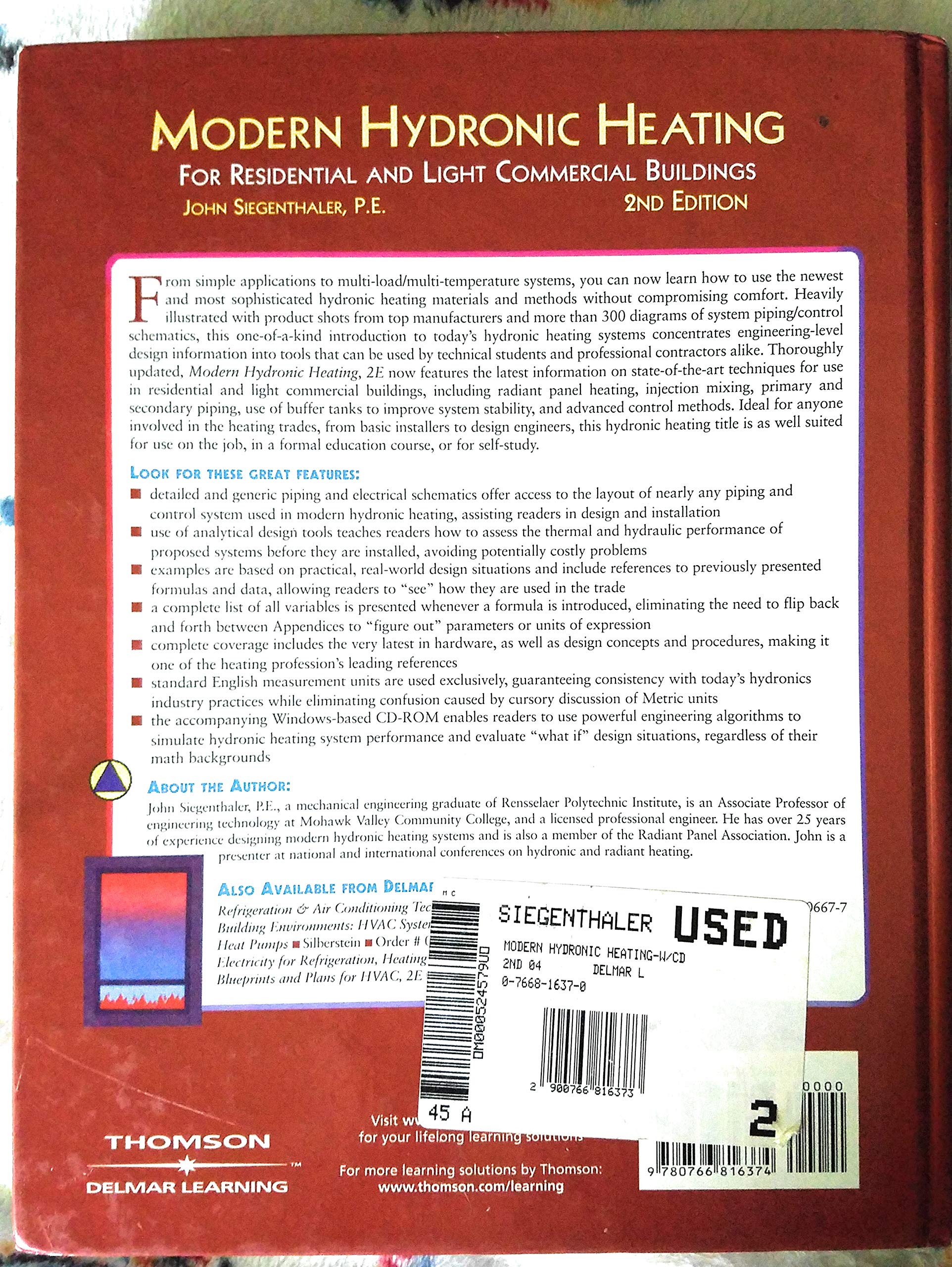 Modern Hydronic Heating: For Residential and Light Commercial Buildings ...