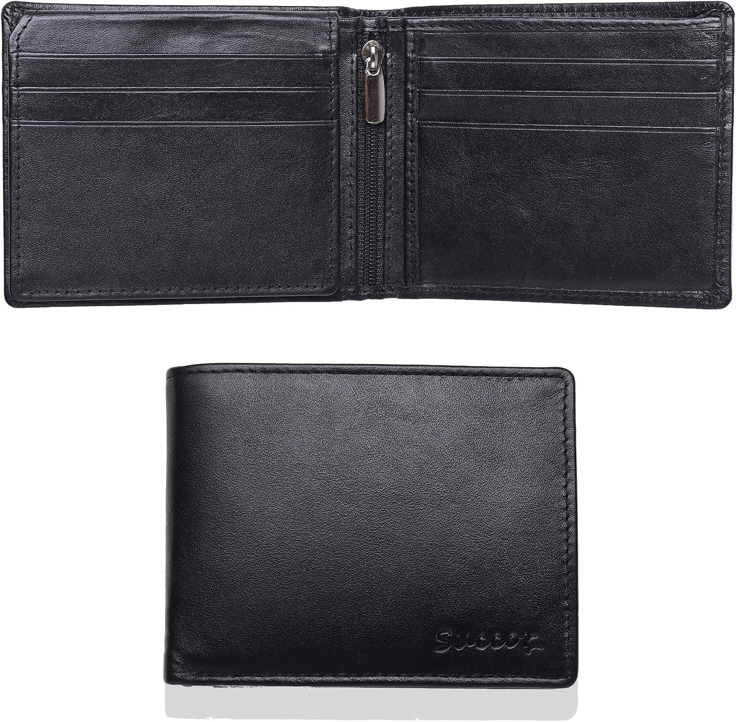 Amazon.com: Succor Genuine Leather Wallet For Men | Credit Card Wallet ...