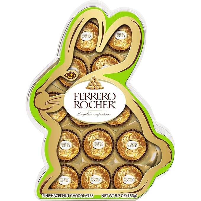 Amazon.com : Ferrero Rocher, Easter Bunny Assorted Chocolate Gift Box ...