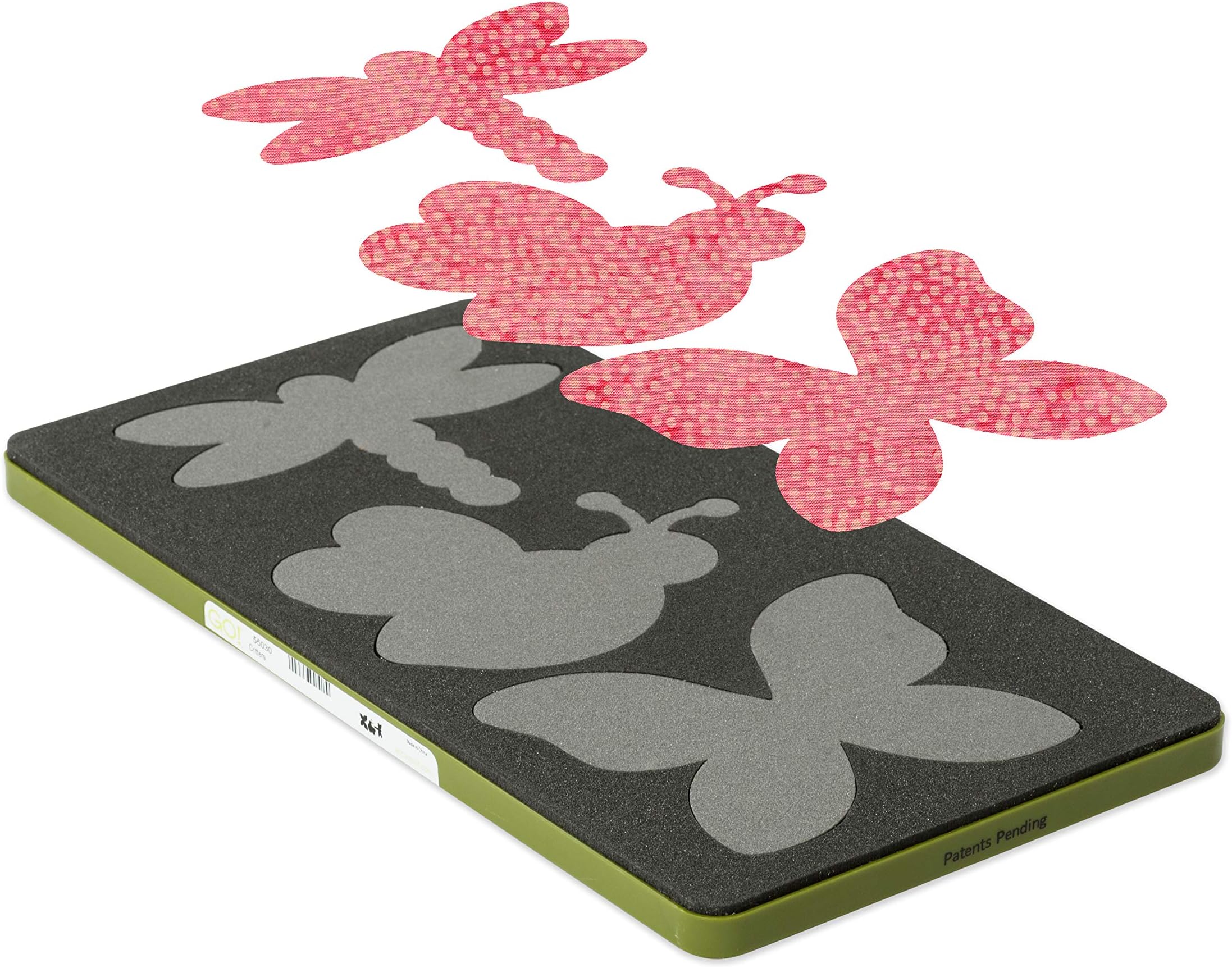 Amazon.com: AccuQuilt GO! Crazy Petals Accurate Fabric Cutting Die with ...