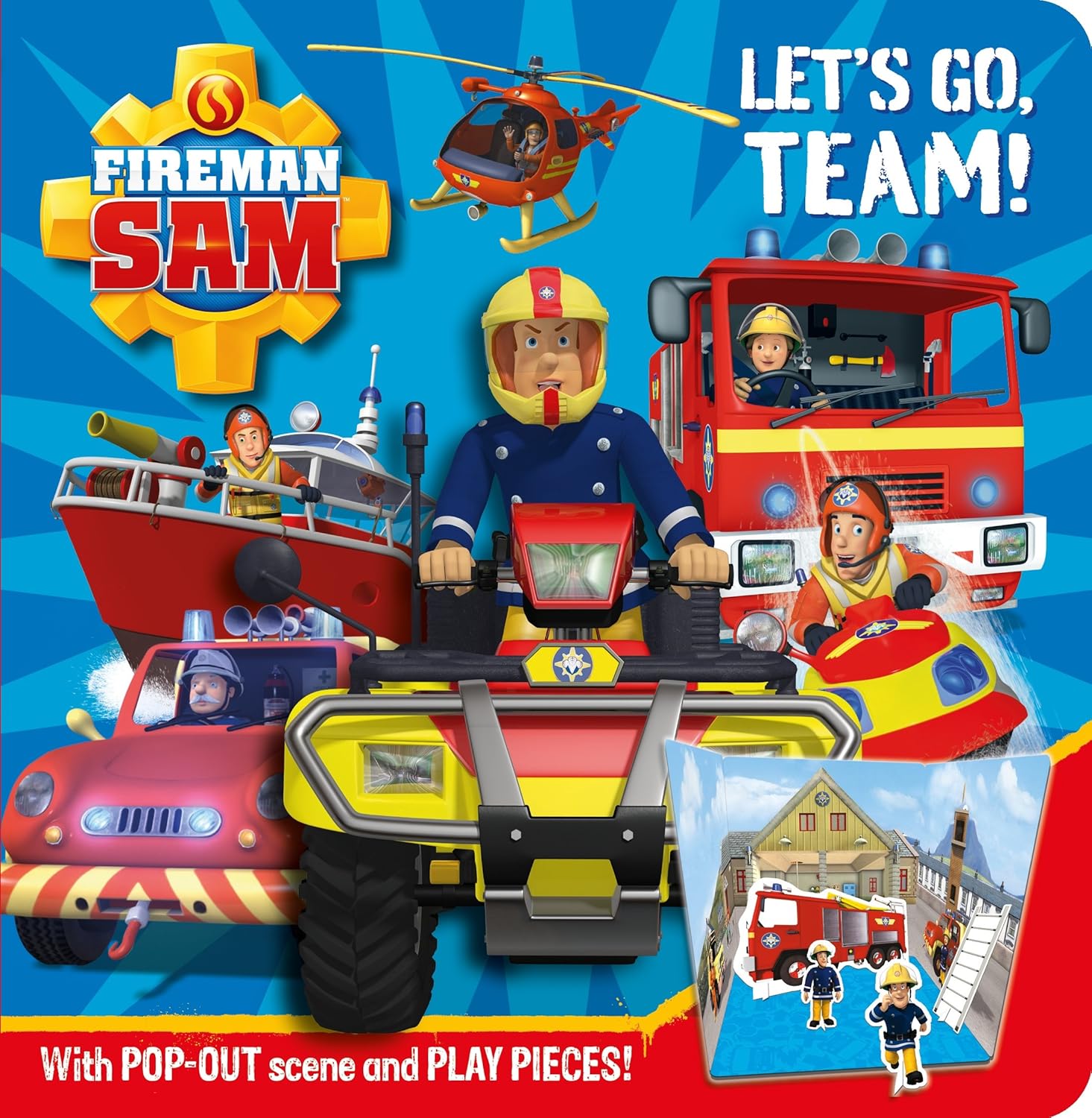 Fireman Sam: Let's Go Team! Pop-out Play Book (Fireman Sam Board Book ...