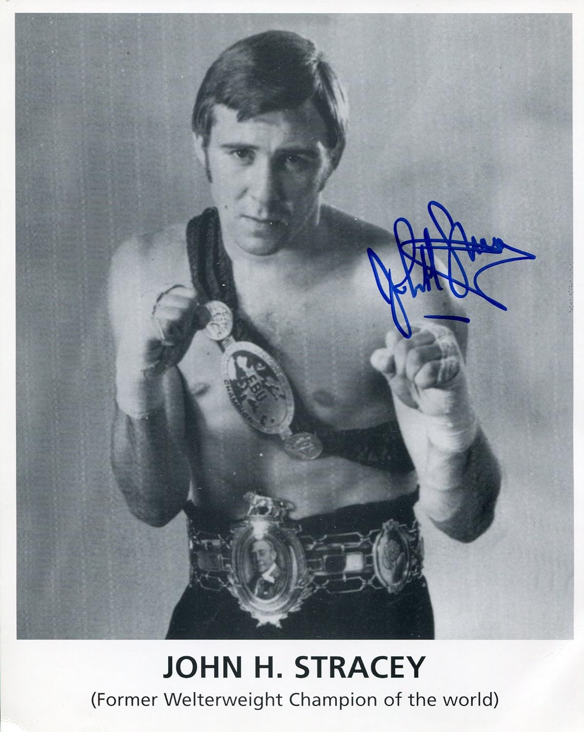 John H. Stracey autograph BOXER WBC world champion 1975 : Amazon.co.uk ...