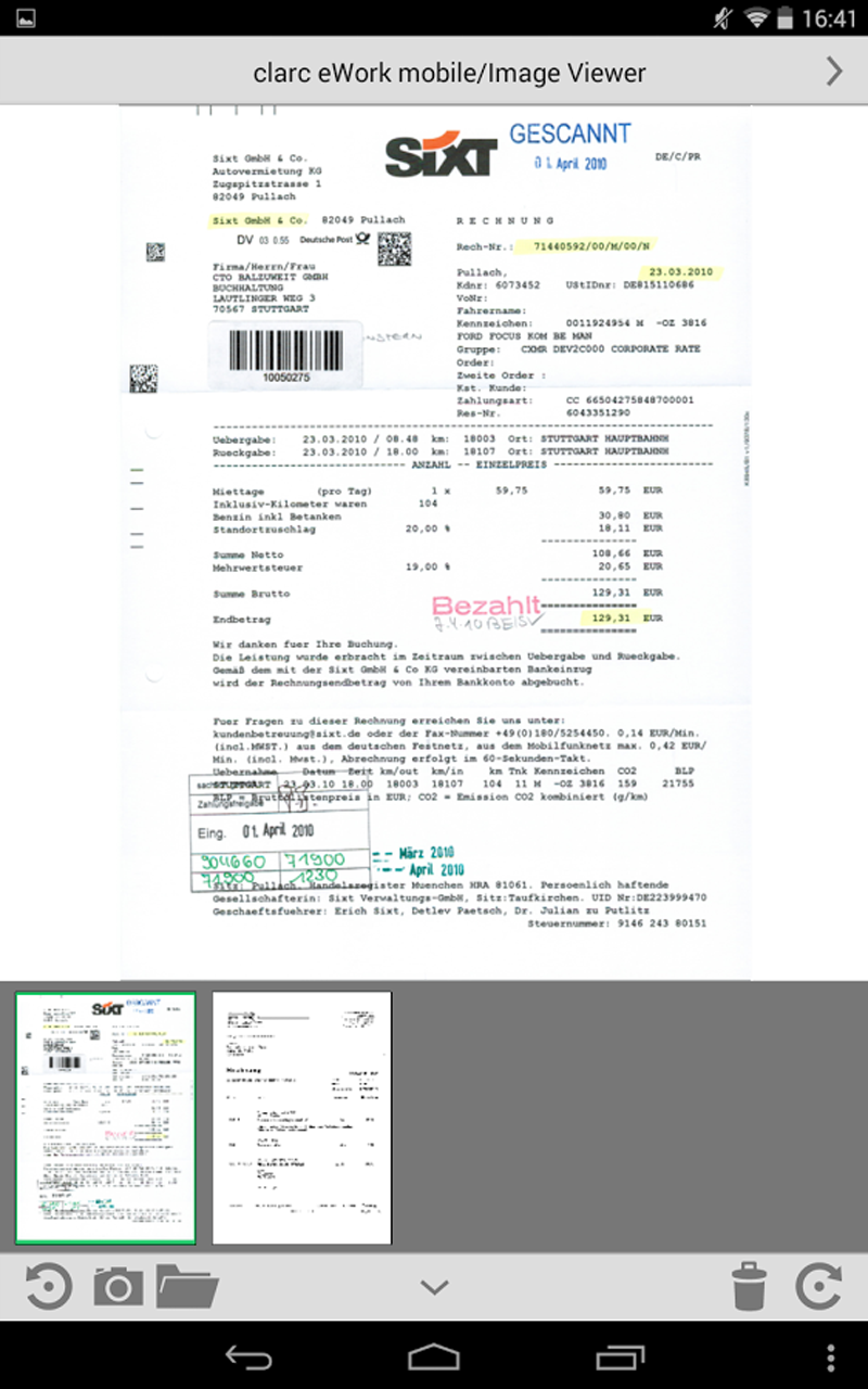 clarc eWork Mobile - App on Amazon Appstore