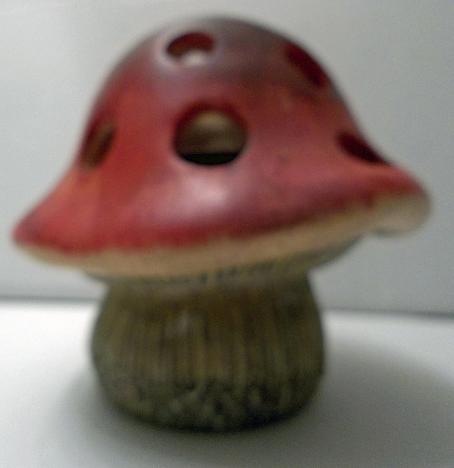 Amazon.com: Solar Metal Red Mushroom W/ Amber LED Lighting : Tools ...