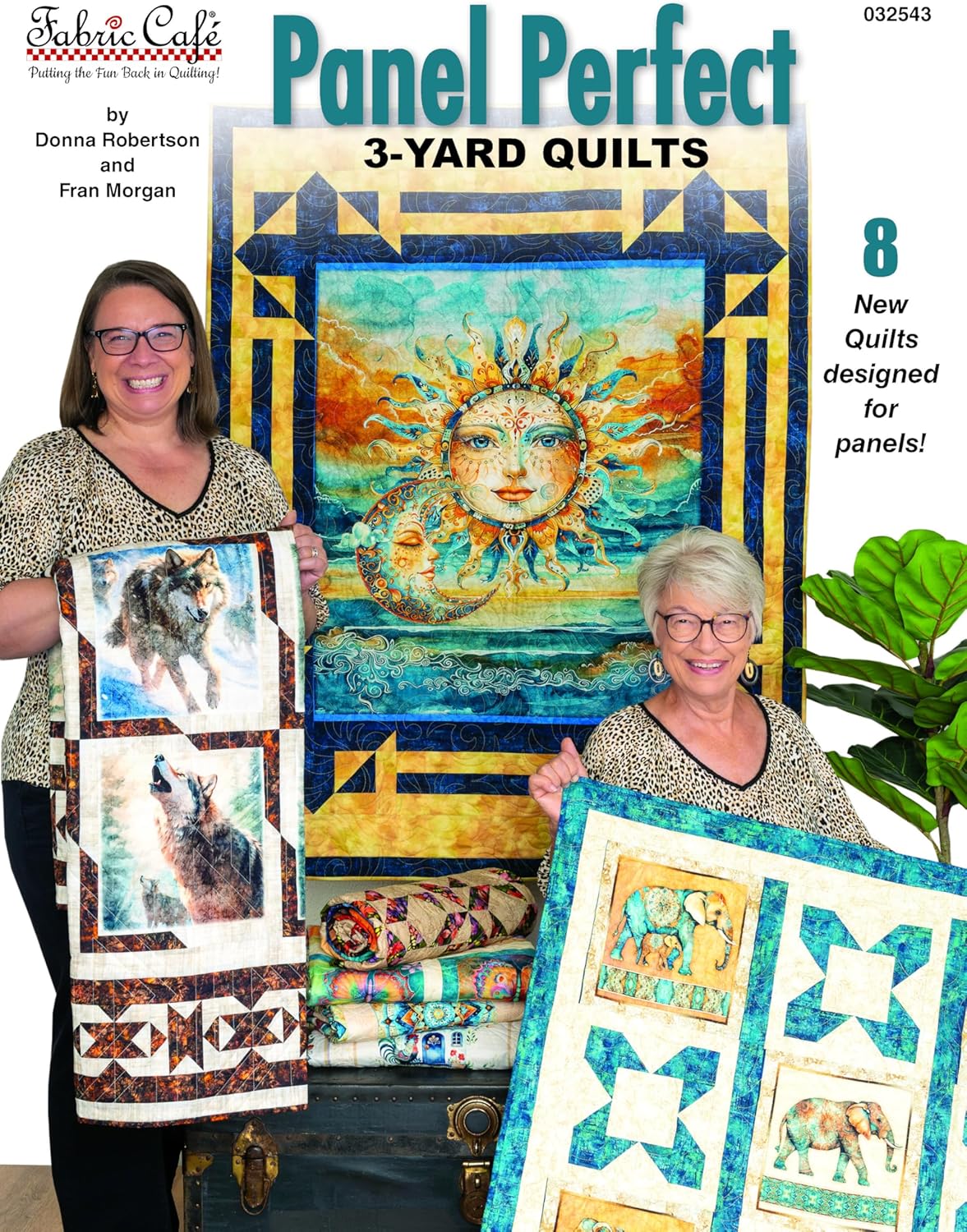 Amazon.com: Fabric Cafe Panel Perfect 3-Yard Quilts Book – 8 Easy Quilt ...