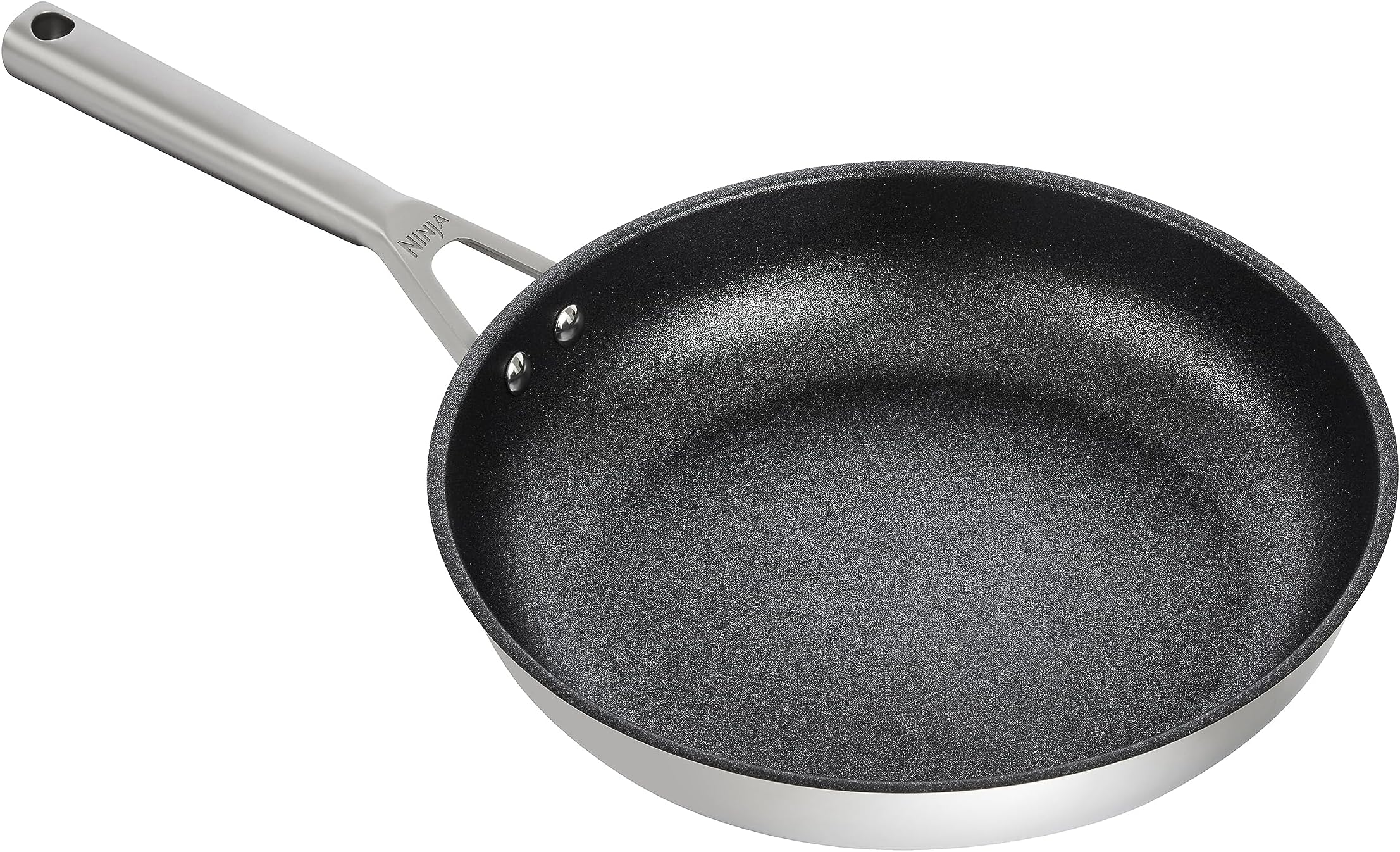 Amazon.com: Ninja ZEROSTICK Stainless Steel Cookware 28cm Frying Pan ...