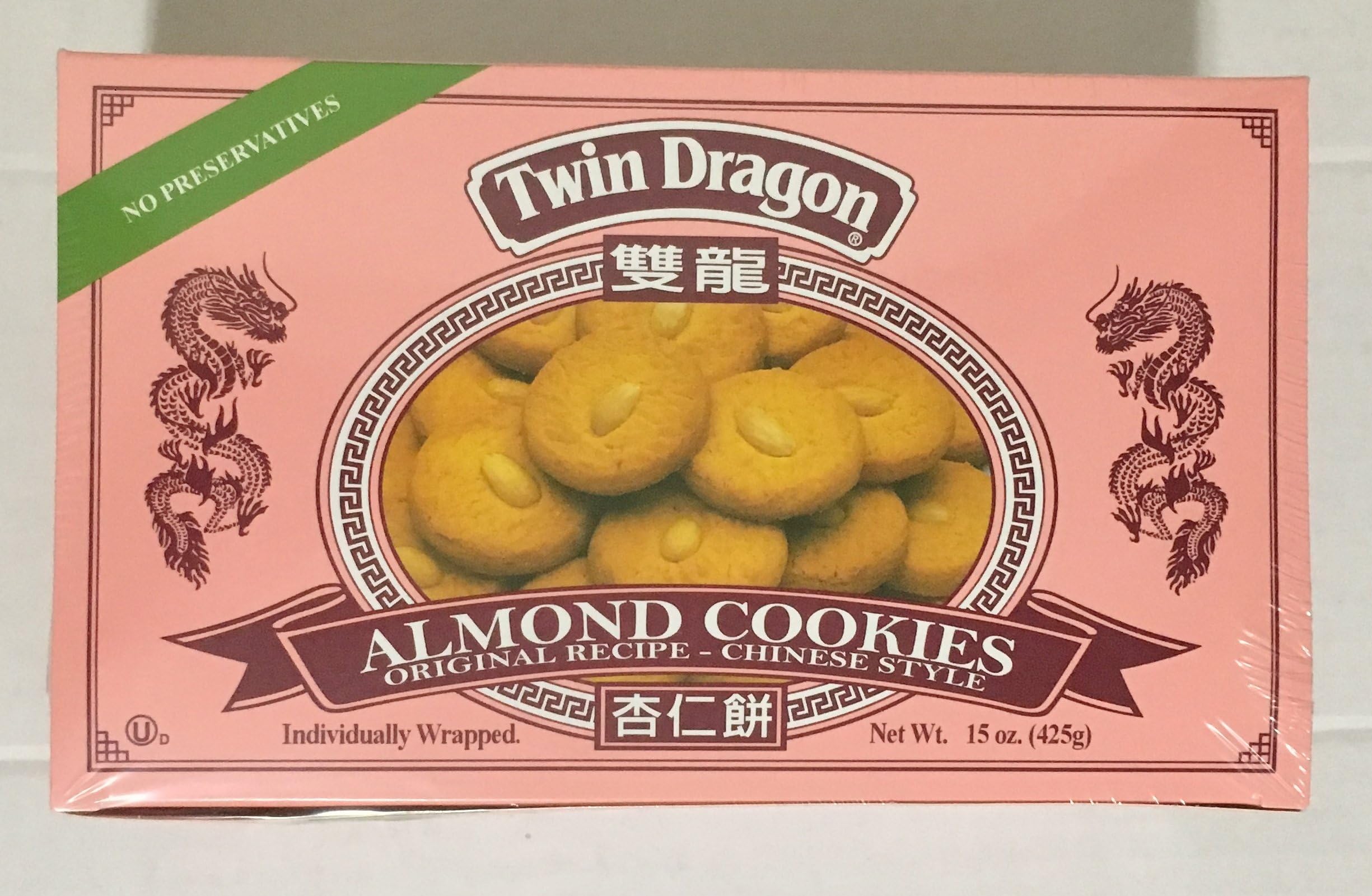 Amazon.com: Twin Dragon Almond Cookies 15 Oz. : Grocery & Gourmet Food