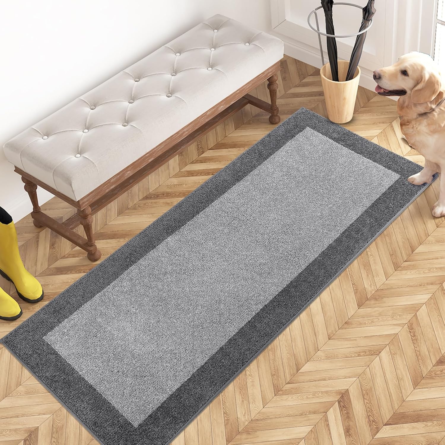 Amazon.com: PURRUGS Dirt Trapping Door Mat 24" x 60", Non-Slip/Skid ...
