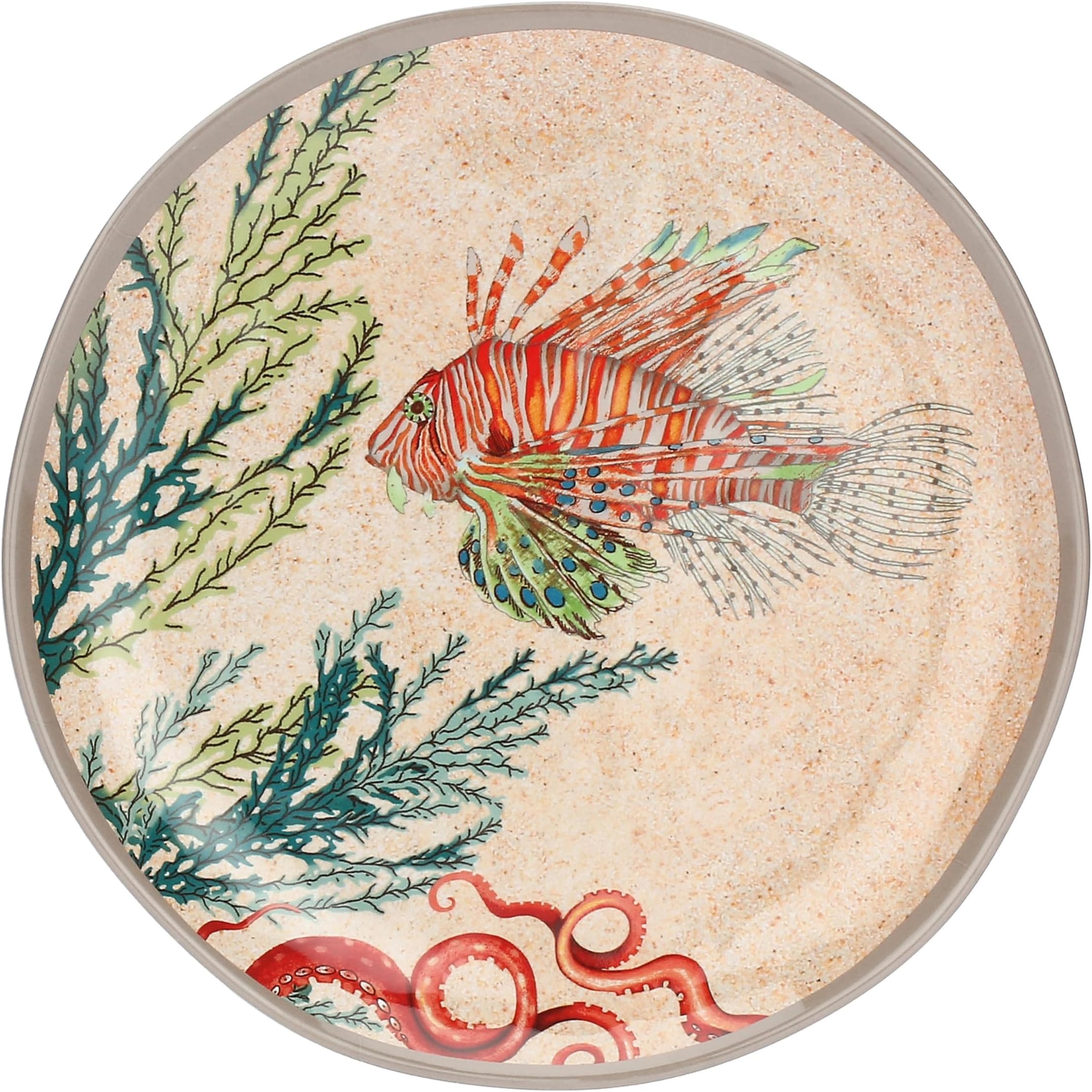 Sea Life by Rose & Tulipani Rose & Tulipani-Set of 2 Salad Plates-100 ...
