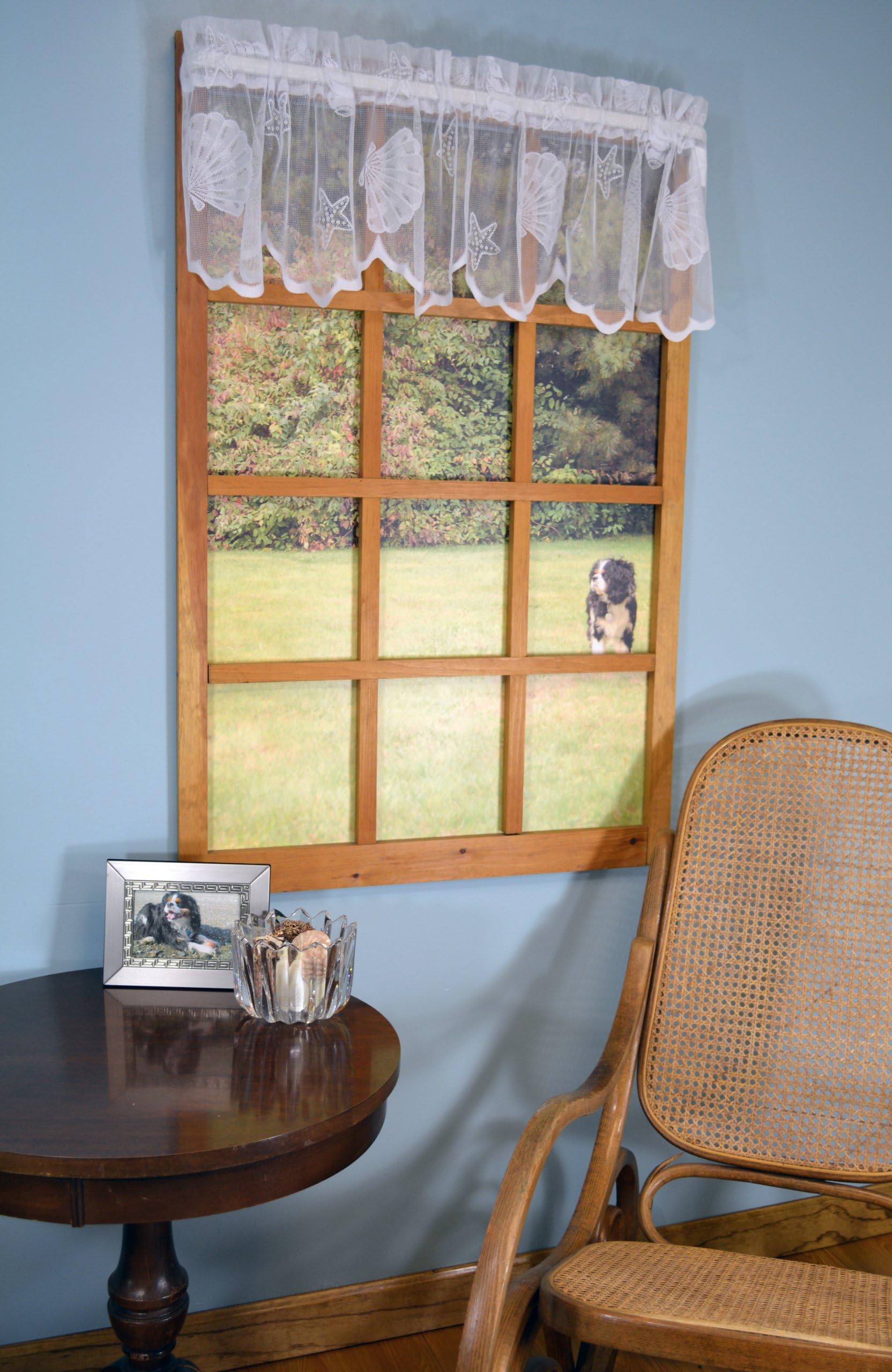 Amazon.com: Curtain Chic Seashells Lace Valance, White : Home & Kitchen